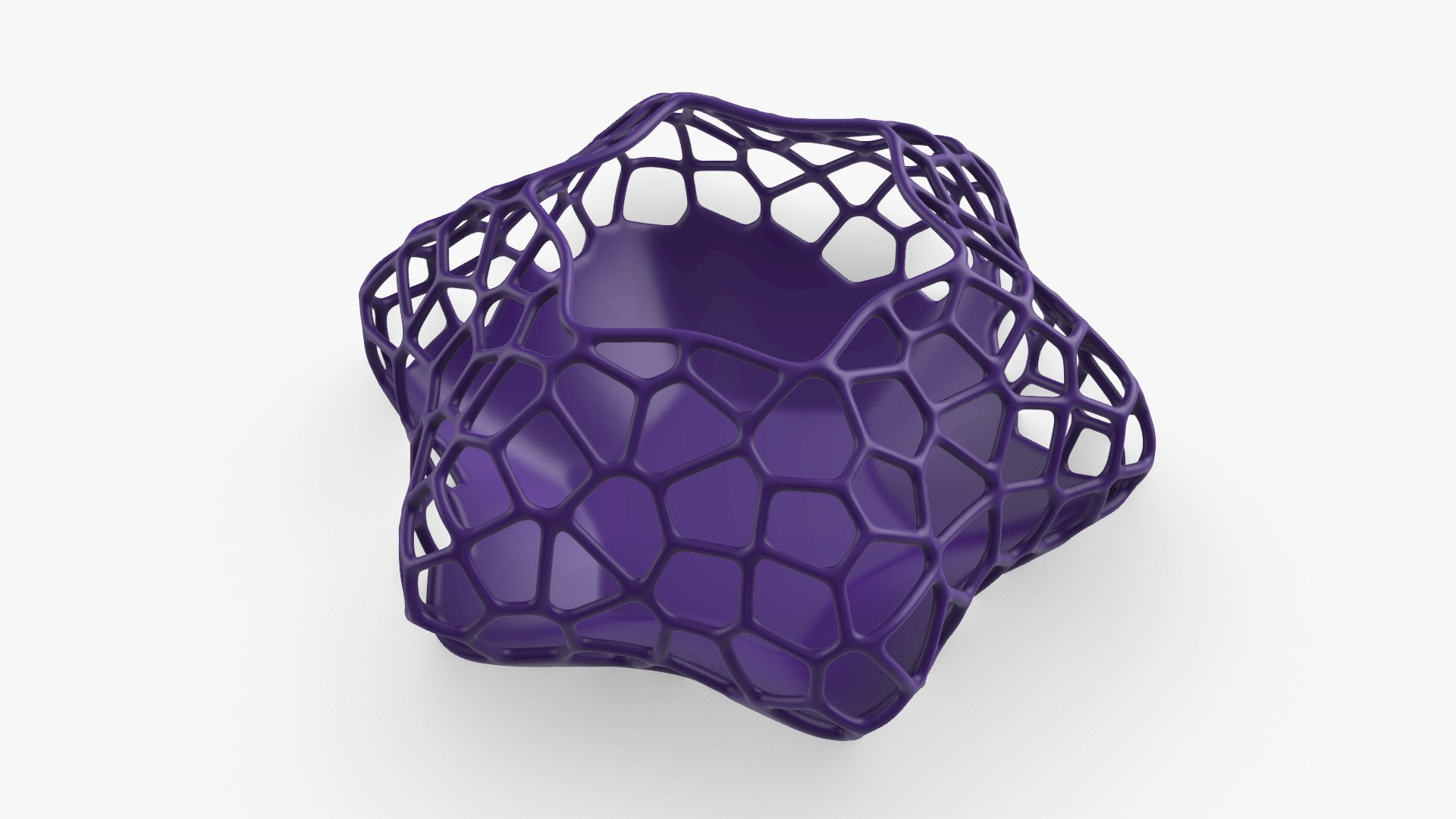 Floral Star Cage Voronoi Vase 3D Model - TurboSquid 2155723
