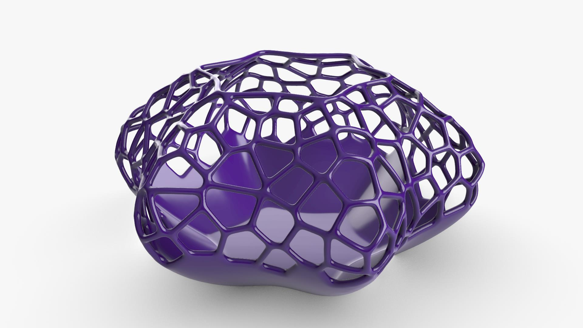 Floral Star Cage Voronoi Vase 3D Model - TurboSquid 2155723