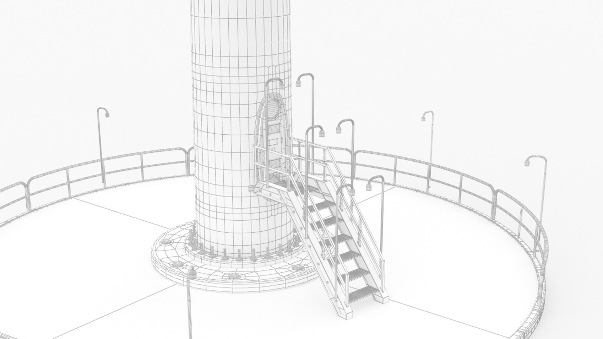 Wind Turbine With Details 3D Model - TurboSquid 2268810