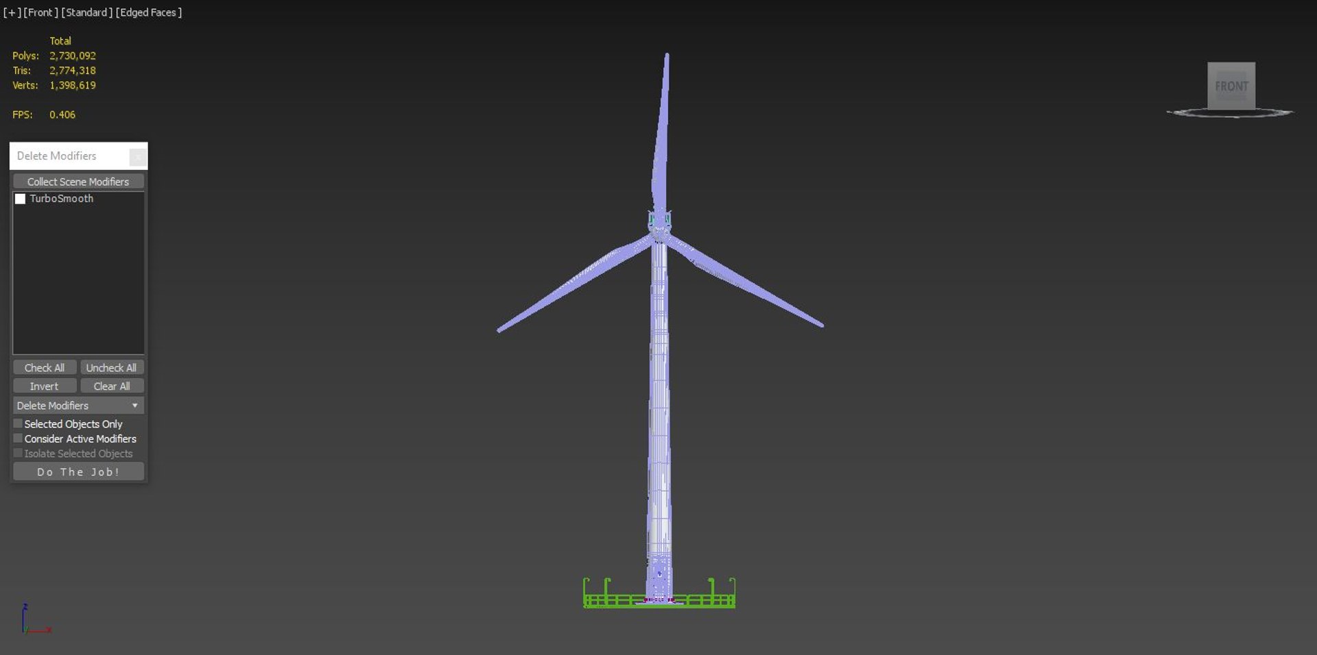 Wind Turbine With Details 3D Model - TurboSquid 2268810