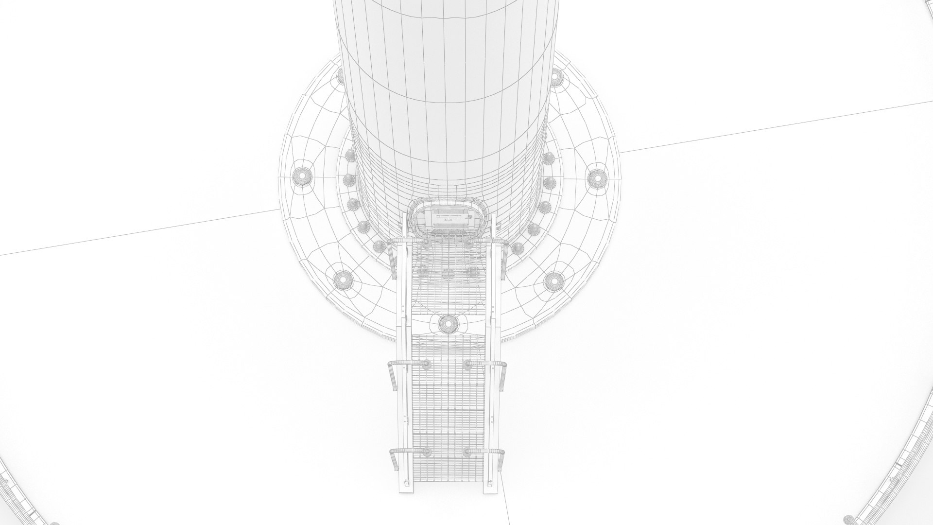 Wind Turbine With Details 3D Model - TurboSquid 2268810