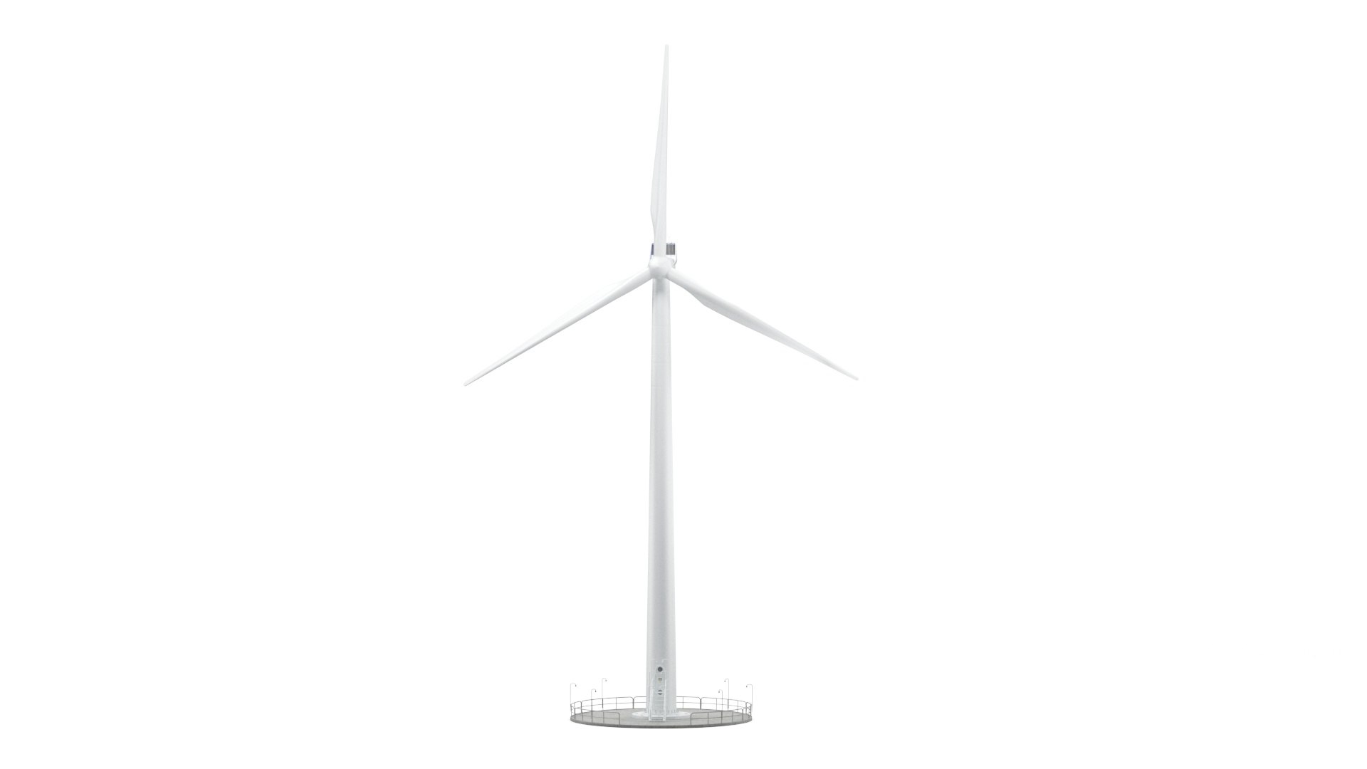 Wind Turbine With Details 3D Model - TurboSquid 2268810
