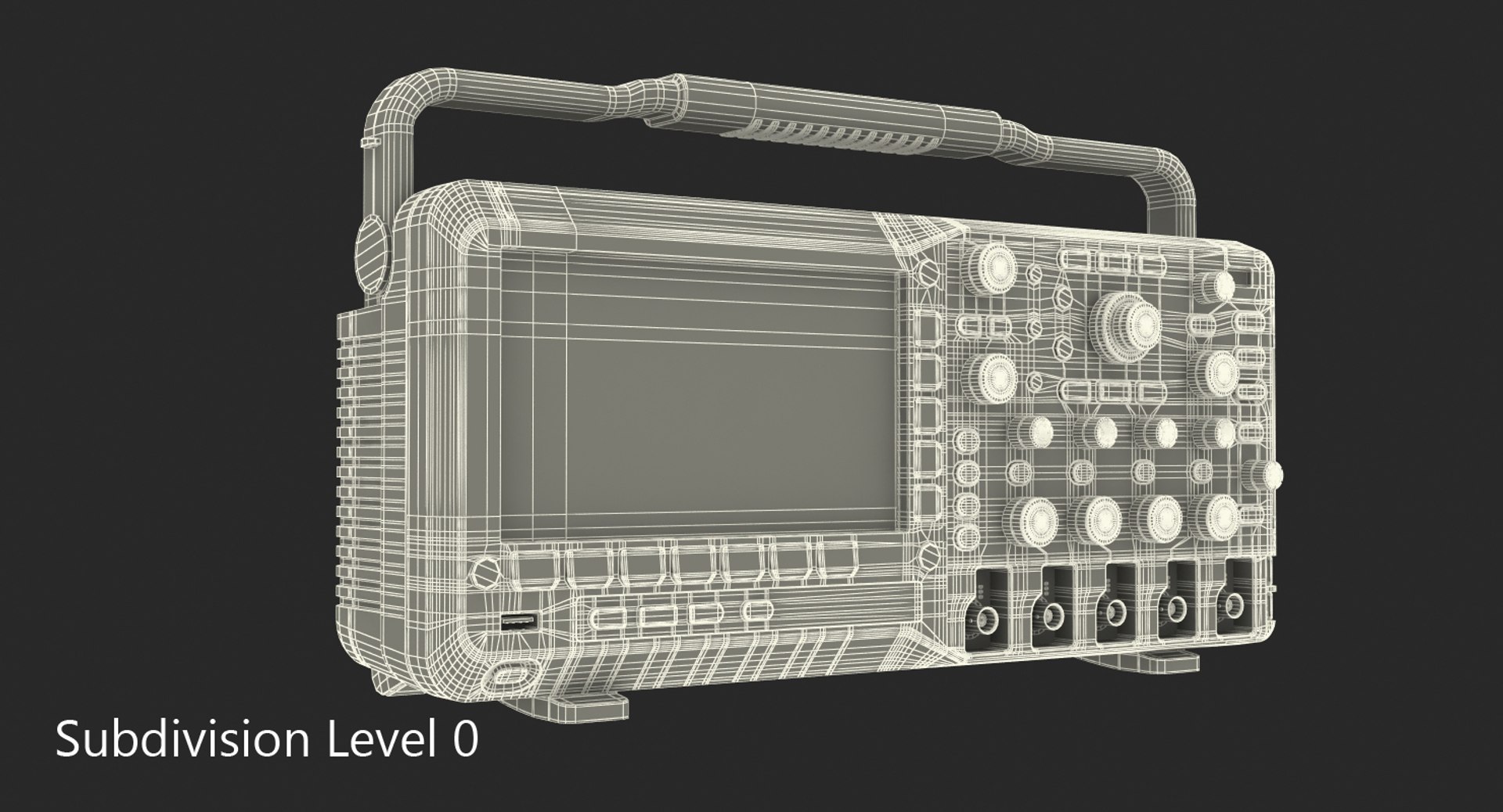 3D Digital Oscilloscope Generic Model - TurboSquid 1293745