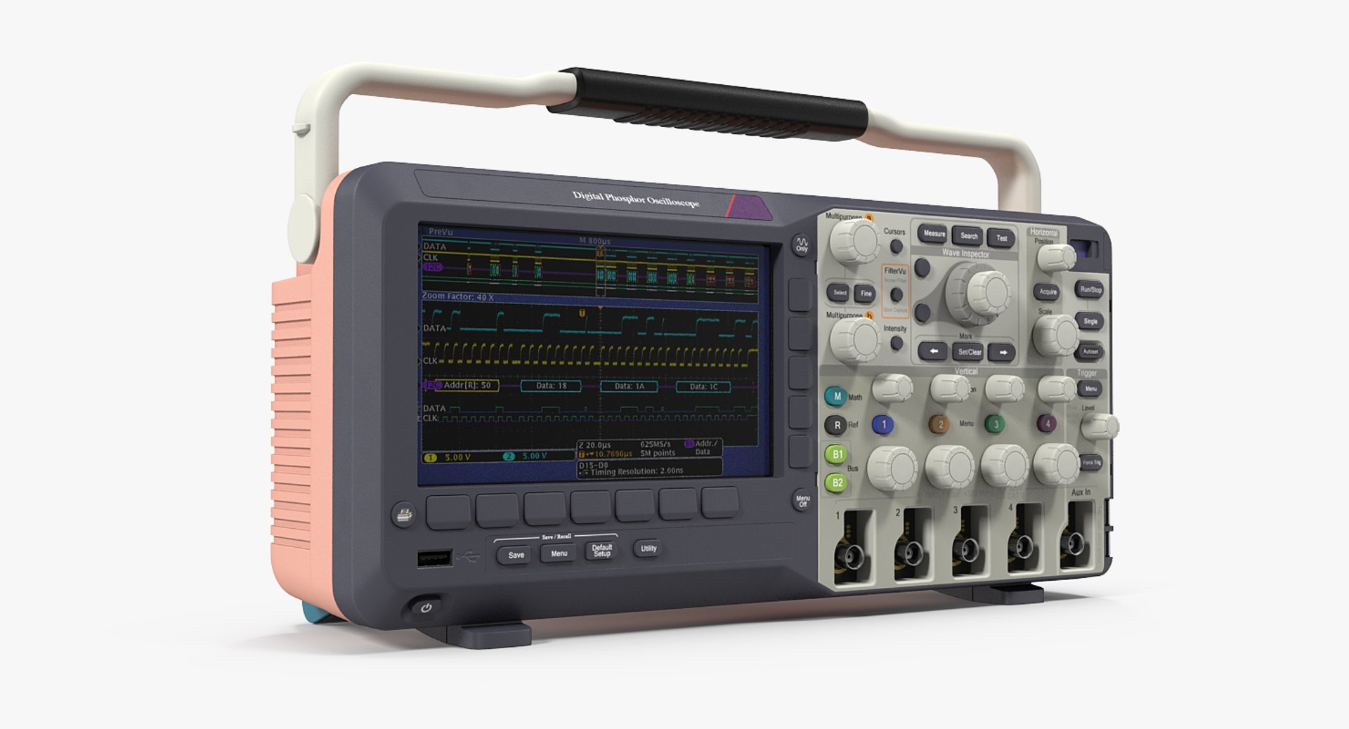3D Digital Oscilloscope Generic Model - TurboSquid 1293745