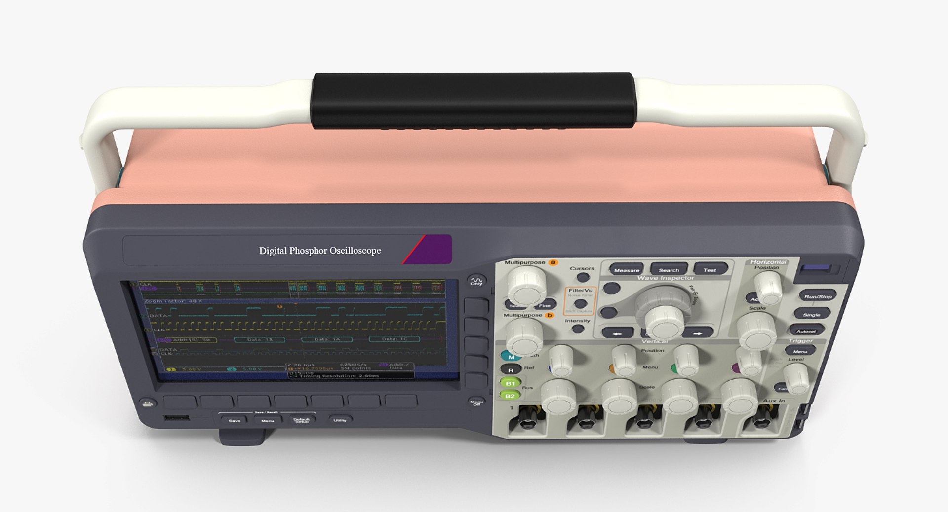3D Digital Oscilloscope Generic Model - TurboSquid 1293745