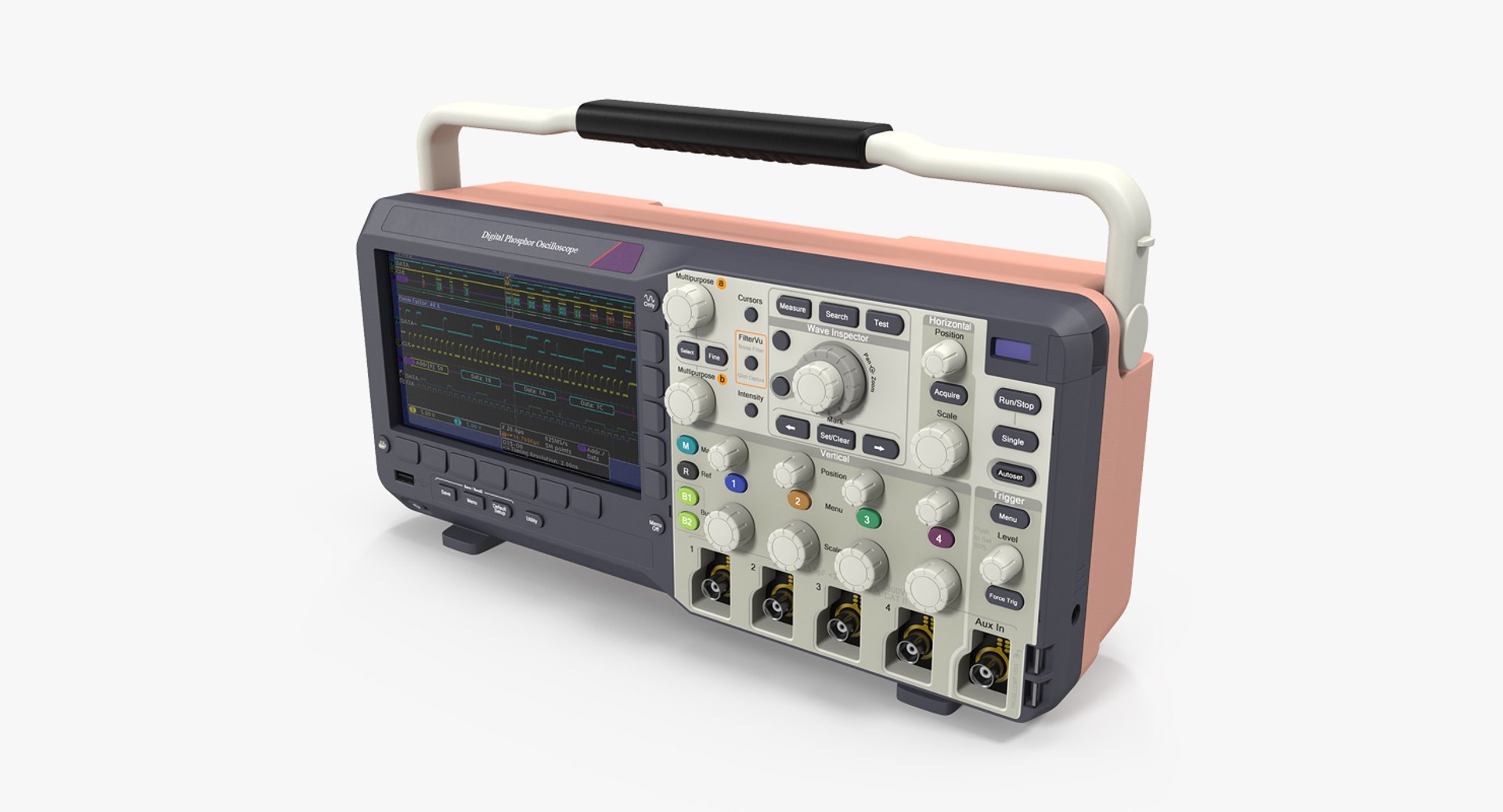 3D Digital Oscilloscope Generic Model - TurboSquid 1293745
