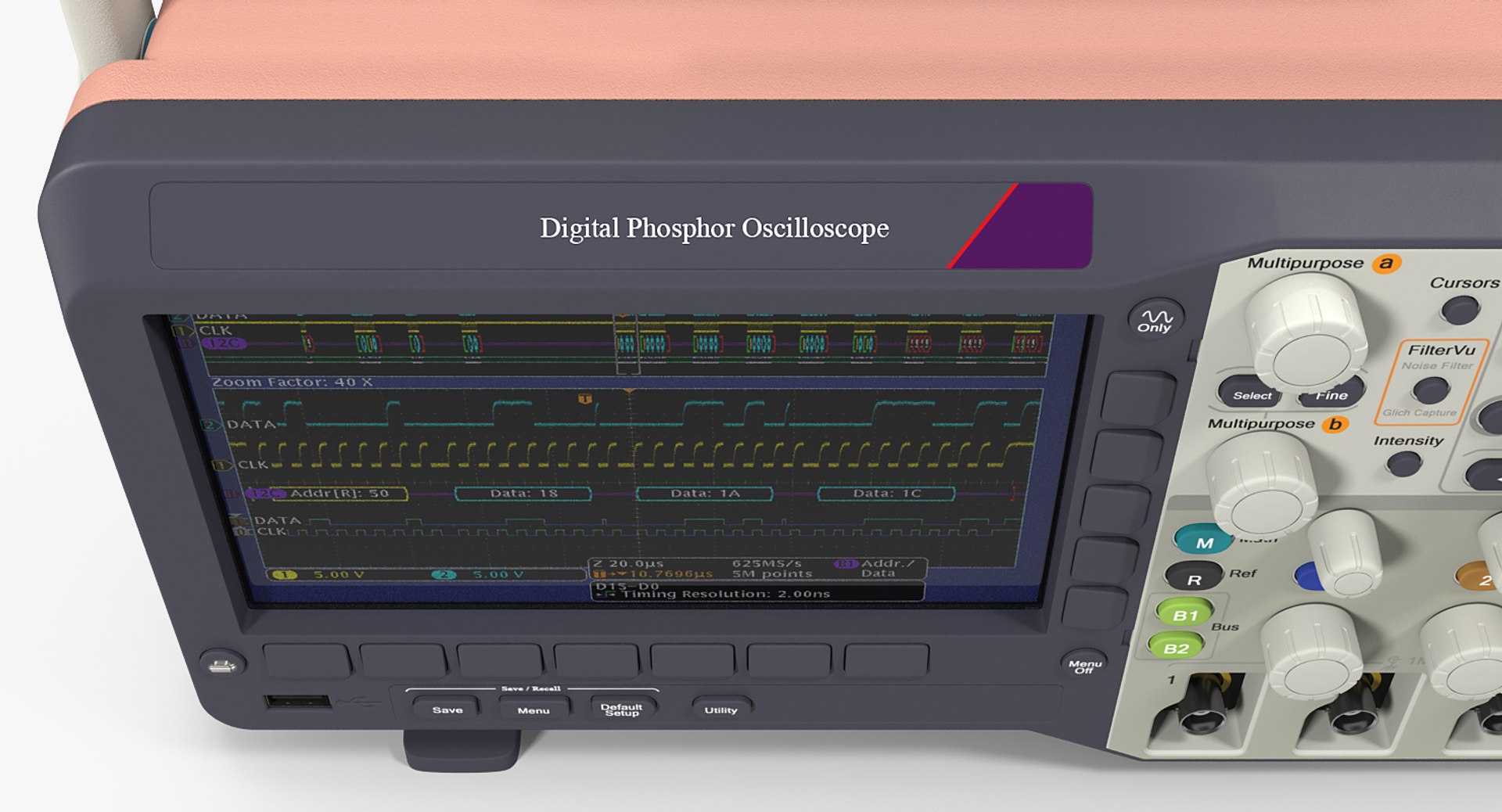 3D Digital Oscilloscope Generic Model - TurboSquid 1293745