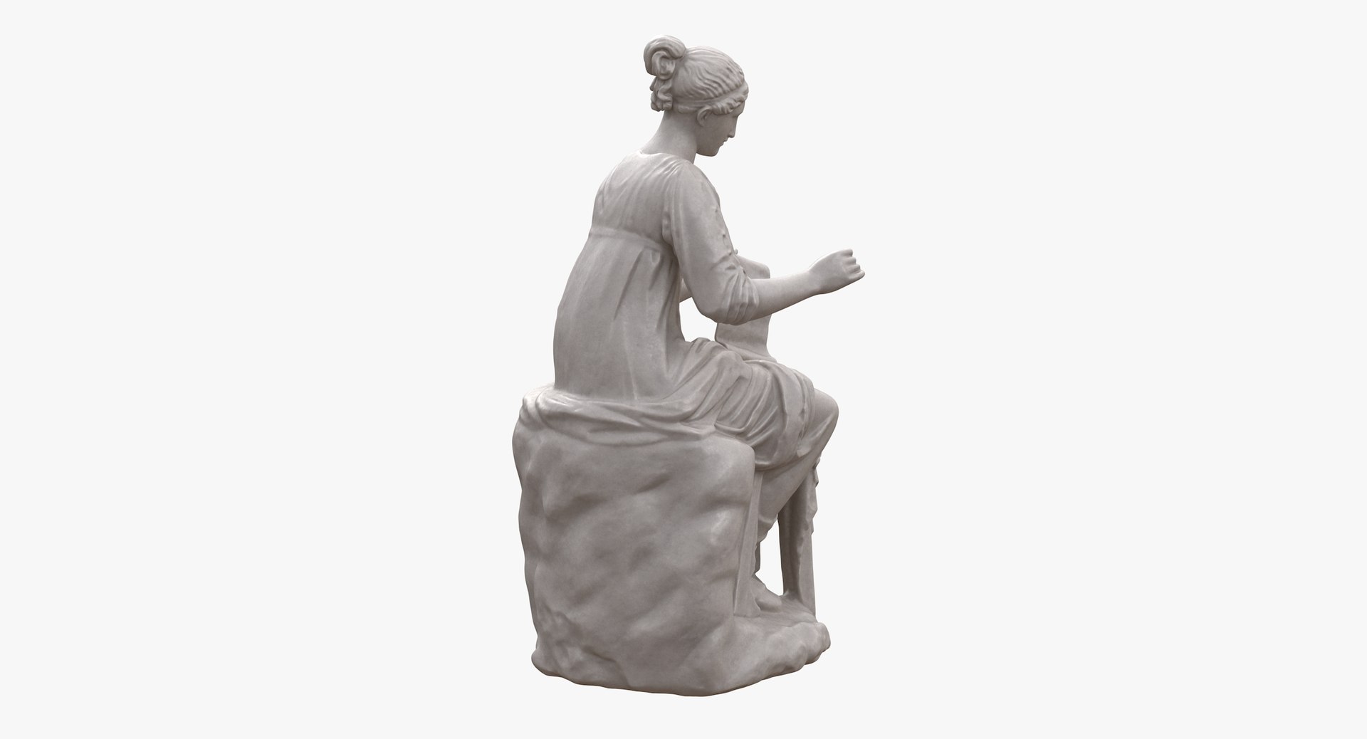 Muse History Clio Statue 3D - TurboSquid 2277883