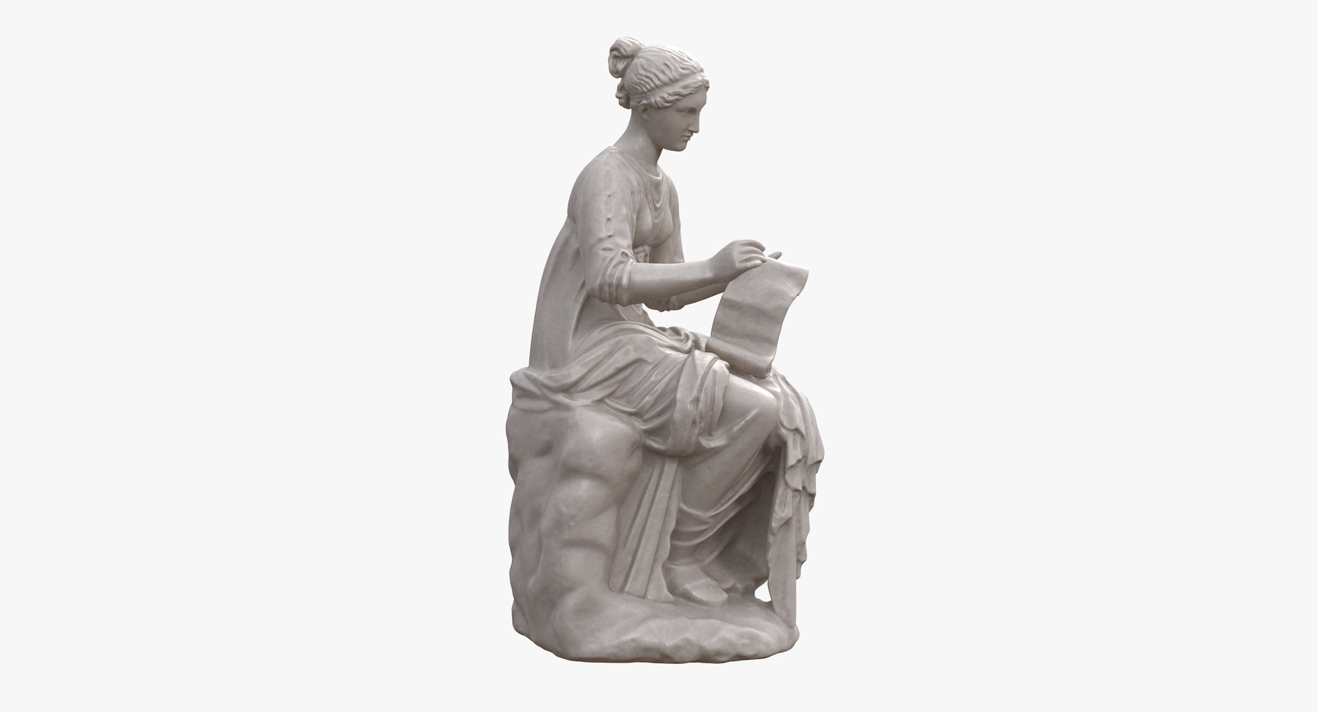 Muse History Clio Statue 3D - TurboSquid 2277883