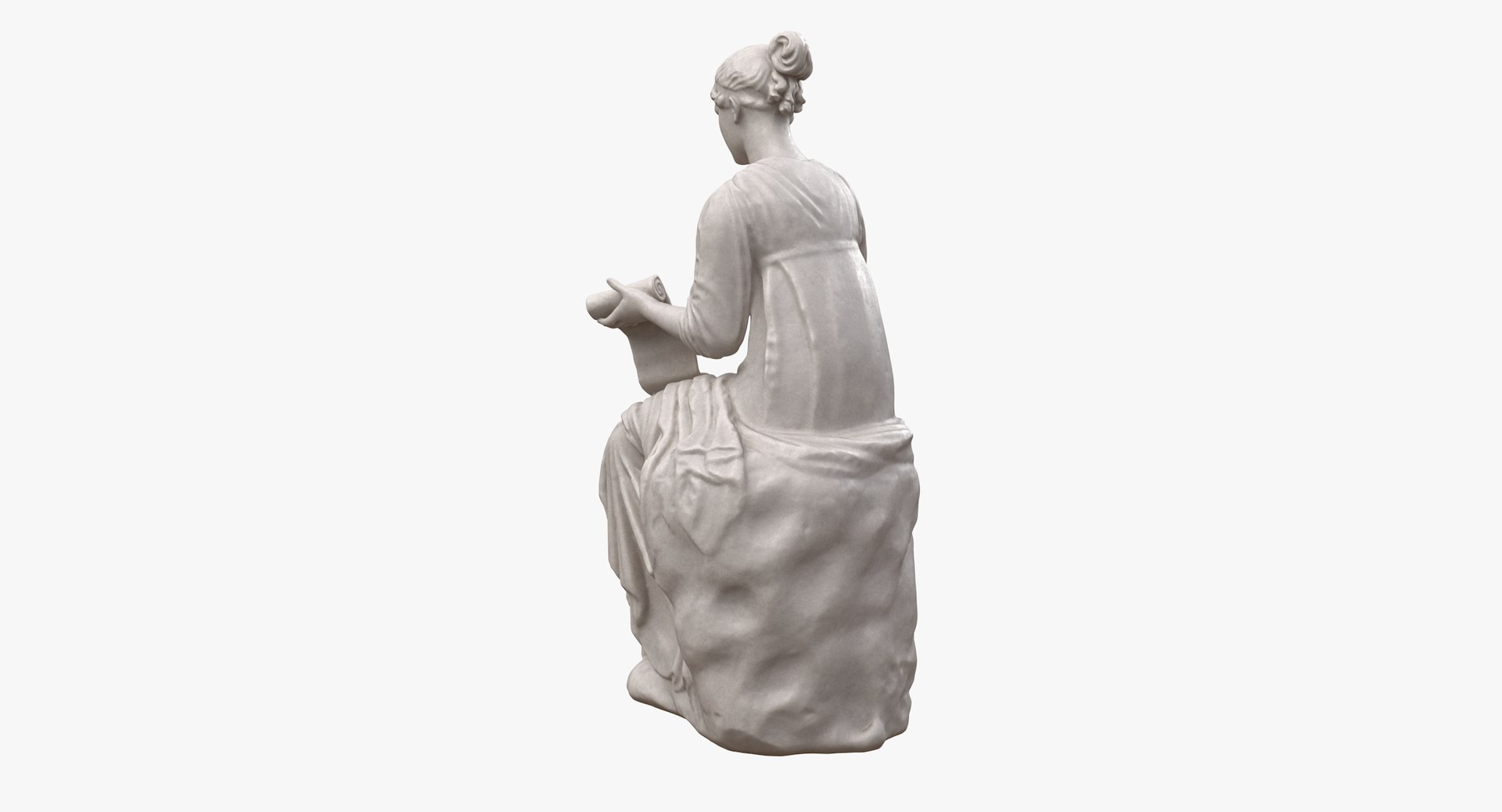 Muse History Clio Statue 3D - TurboSquid 2277883