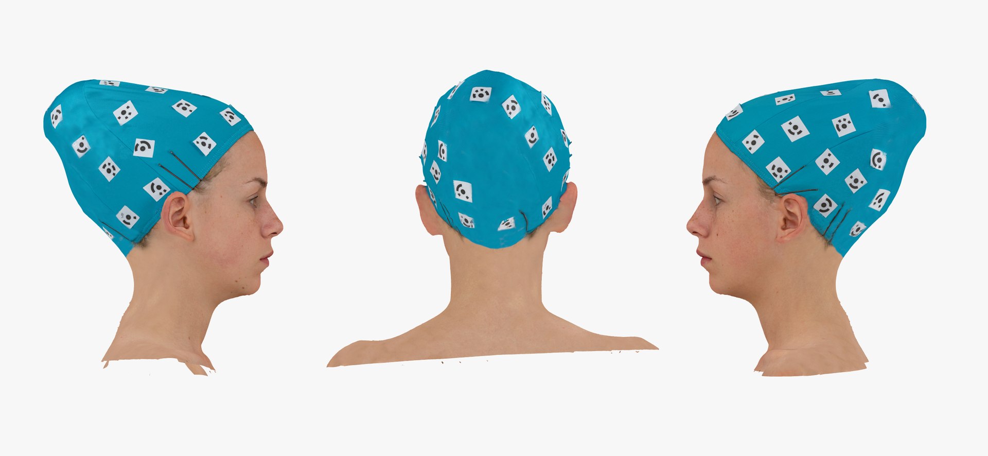 Rhea Human Head Cross 3D Model - TurboSquid 1662901