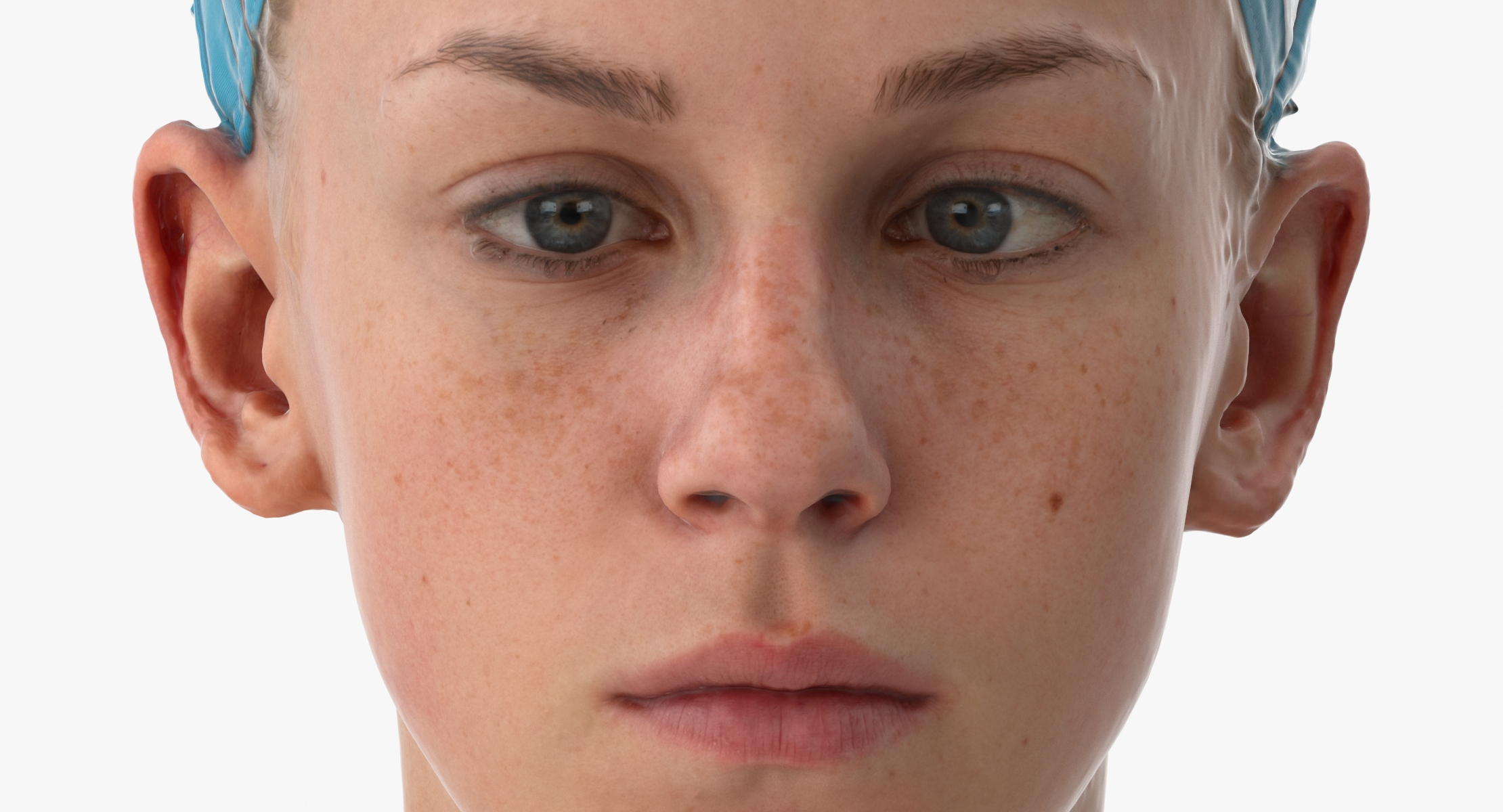 Rhea human head cross 3D model - TurboSquid 1662901