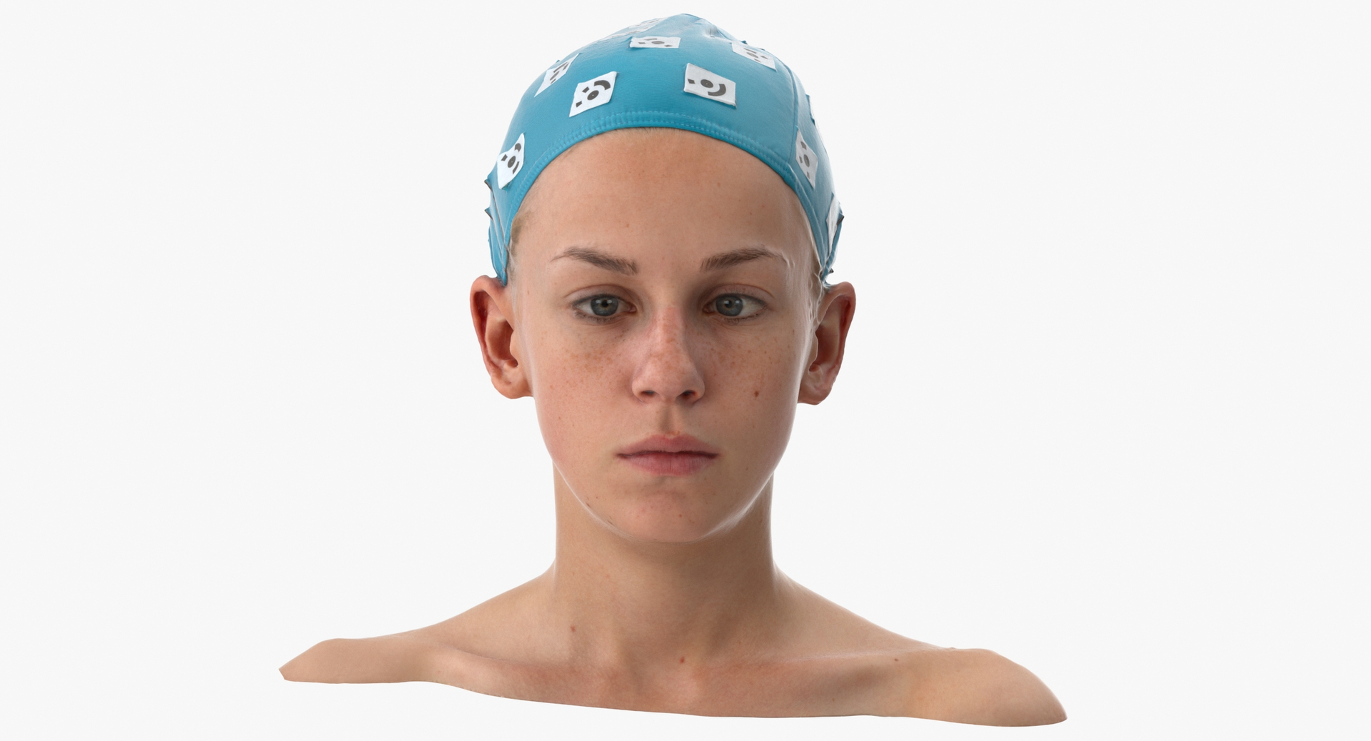 Rhea human head cross 3D model - TurboSquid 1662901
