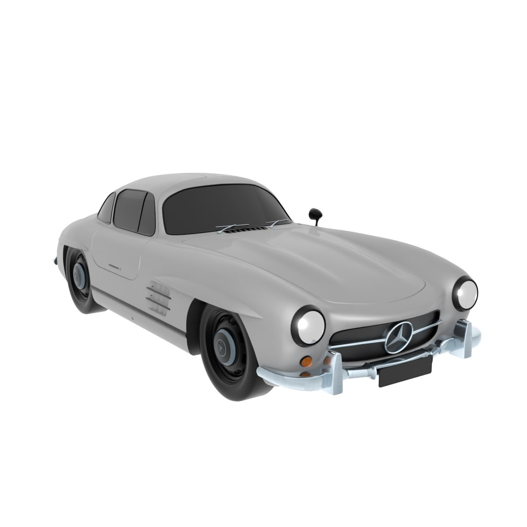Mercedes Benz 300SL GULLWING 3D Model - TurboSquid 1978914