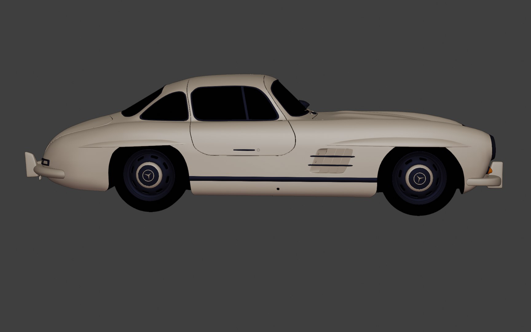 Mercedes Benz 300SL GULLWING 3D Model - TurboSquid 1978914