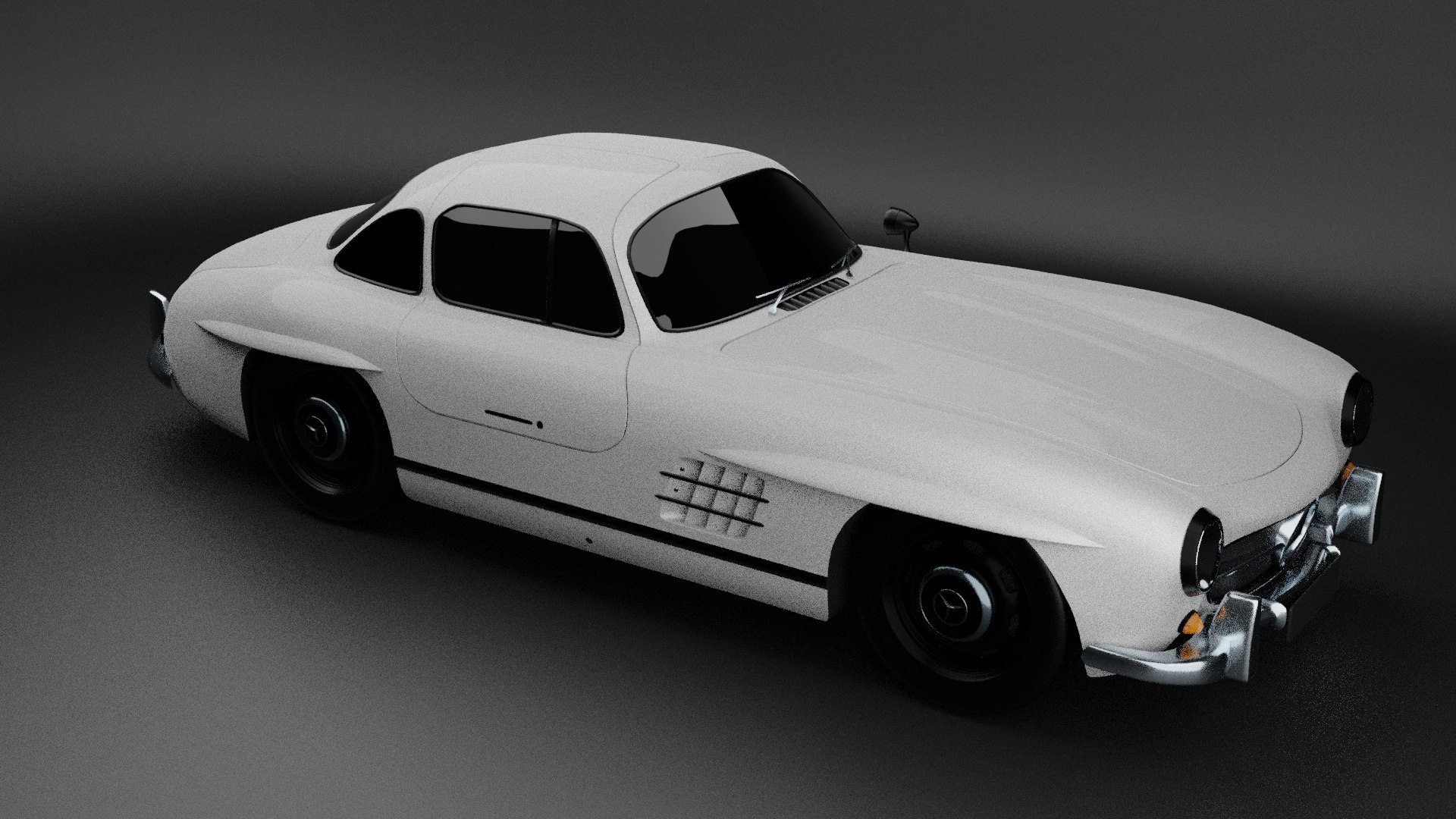 Mercedes Benz 300SL GULLWING 3D Model - TurboSquid 1978914