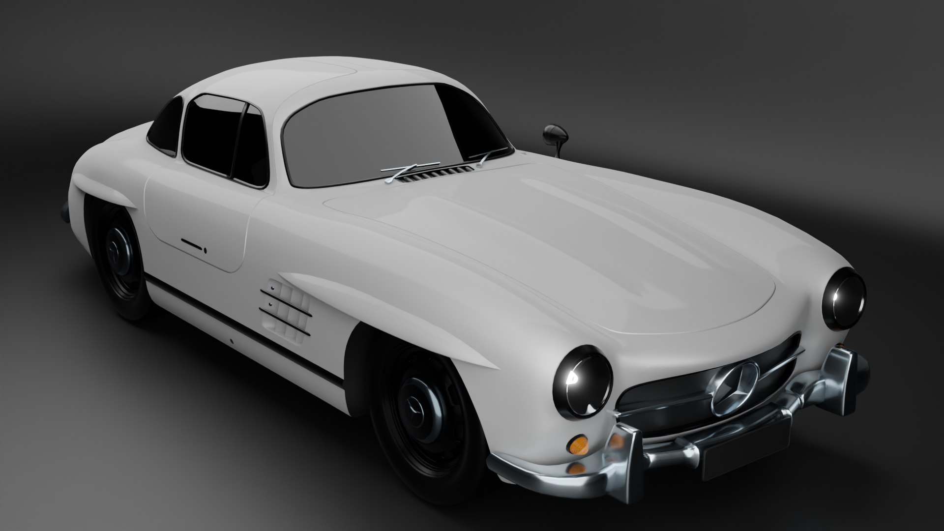 Mercedes Benz 300SL GULLWING 3D Model - TurboSquid 1978914