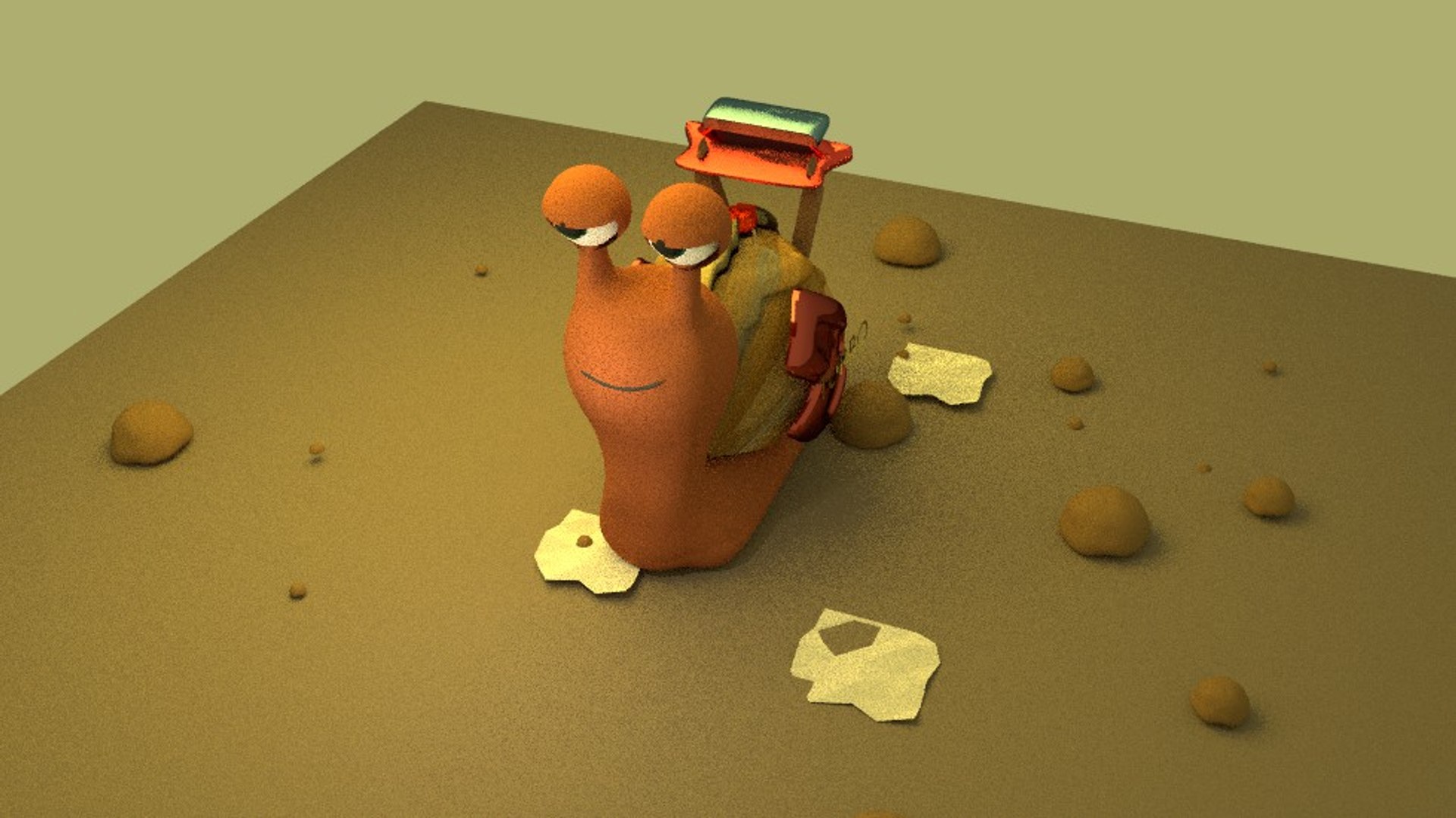 Turbo Snail 3d Model