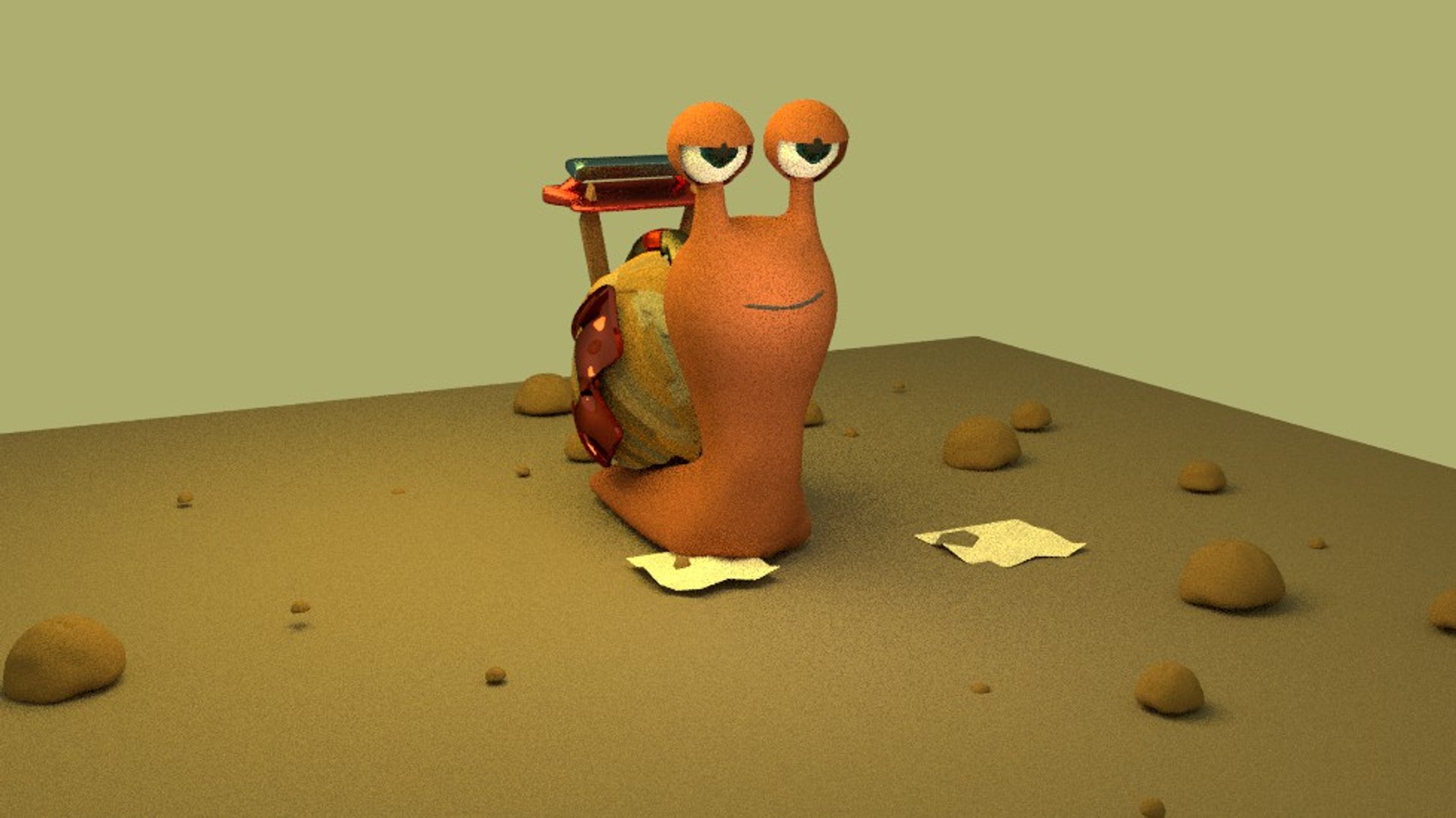 Turbo Snail 3d Model