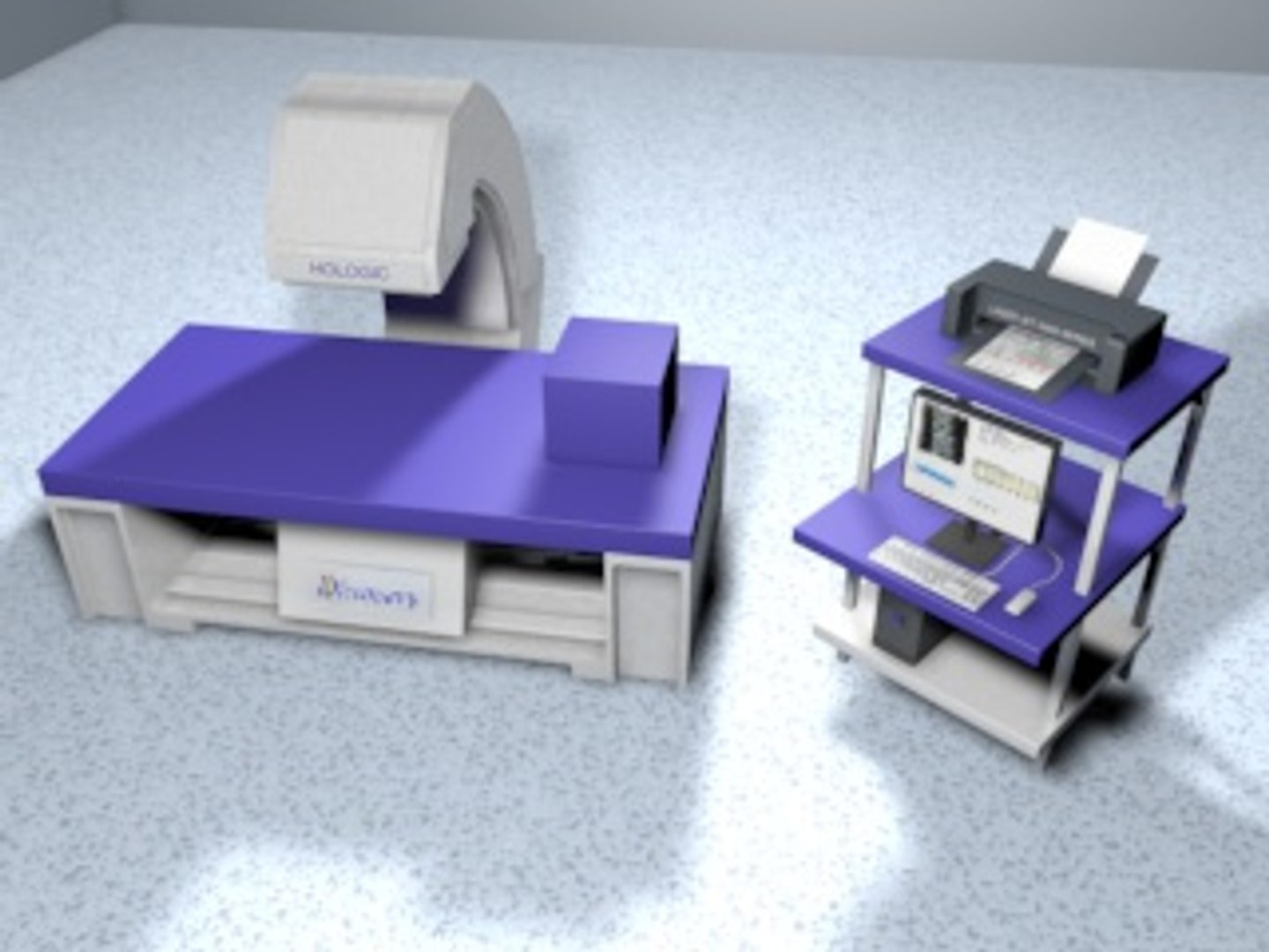 3dsmax Hologic Bone Densitometer