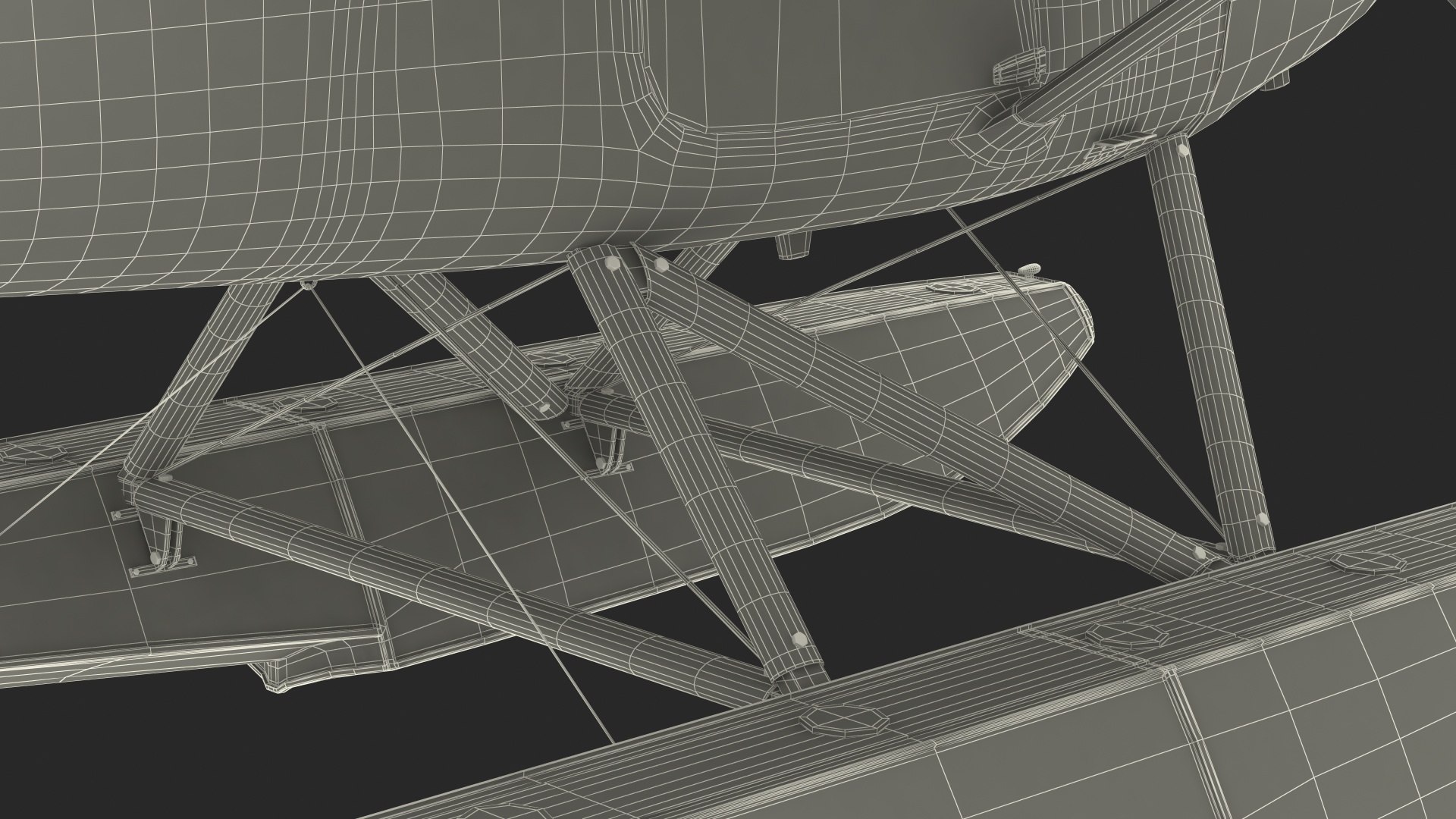 3D Model Civil Floatplane Aircraft Floats - TurboSquid 1602869