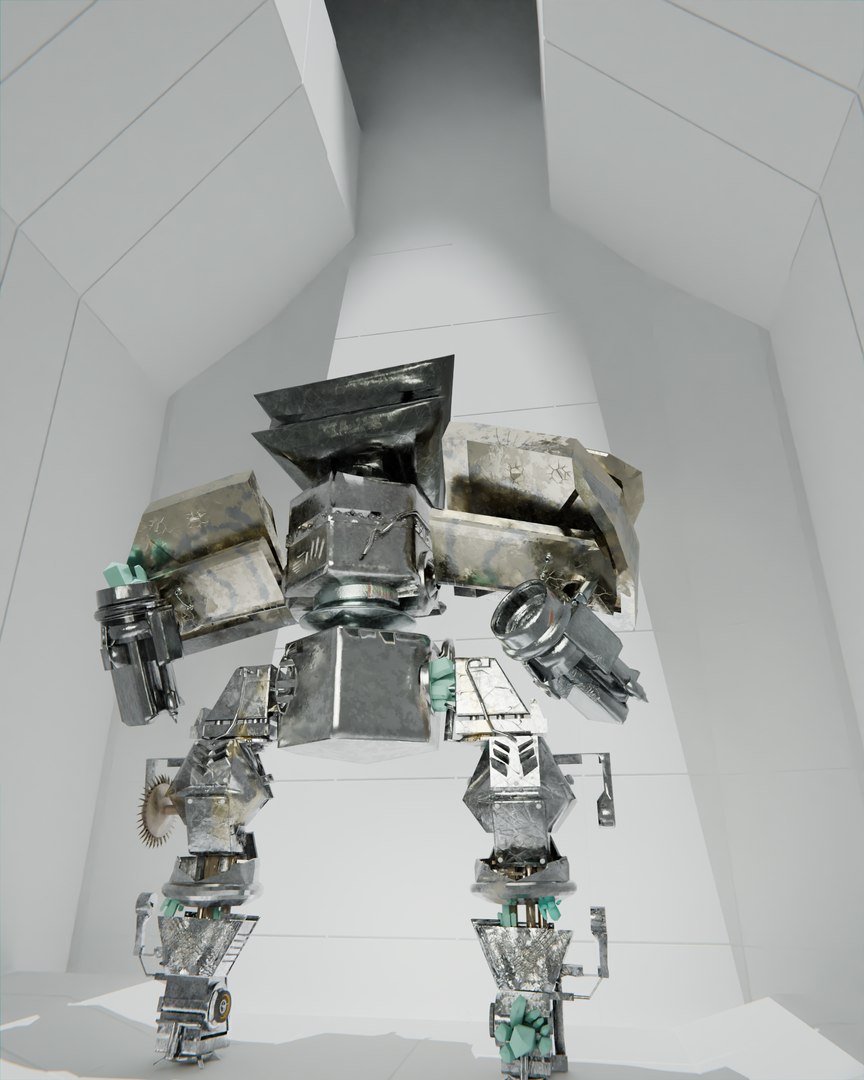 Big robot 3D model - TurboSquid 2147586