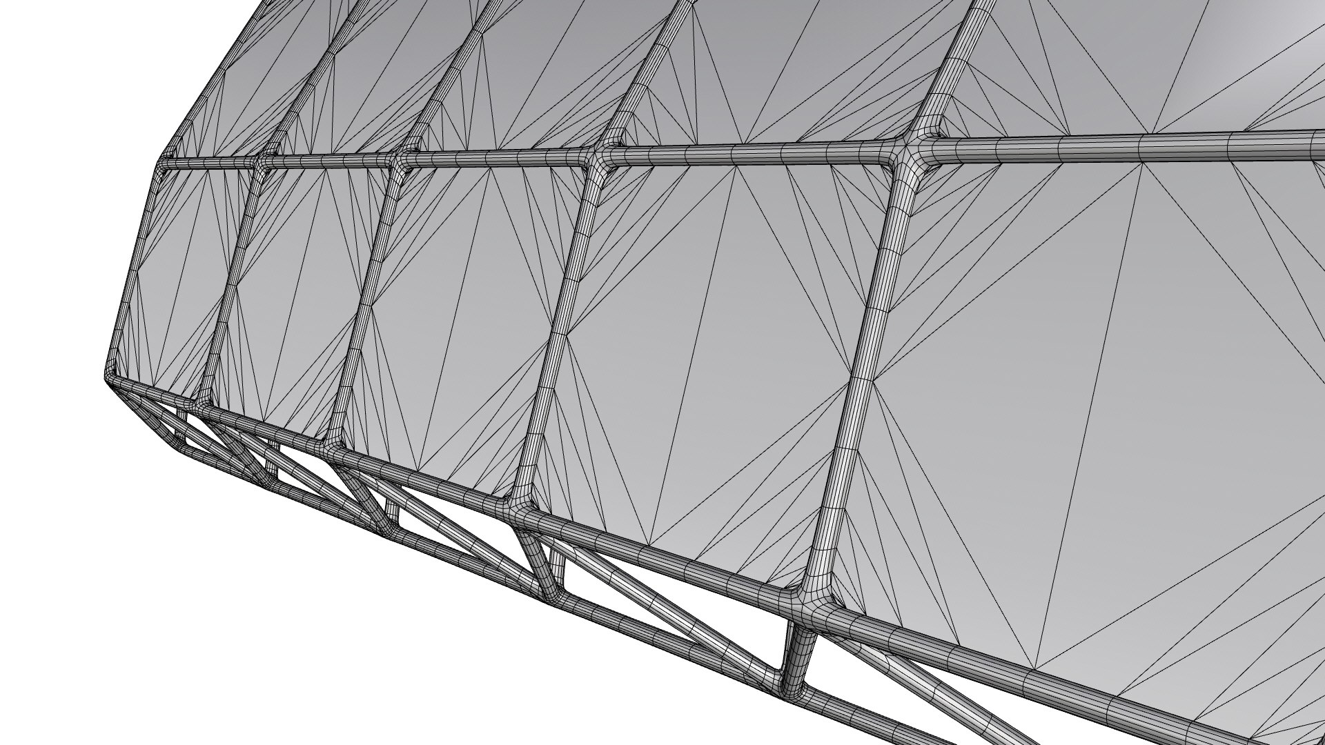 3D Arch Truss Pavilion - TurboSquid 2165263