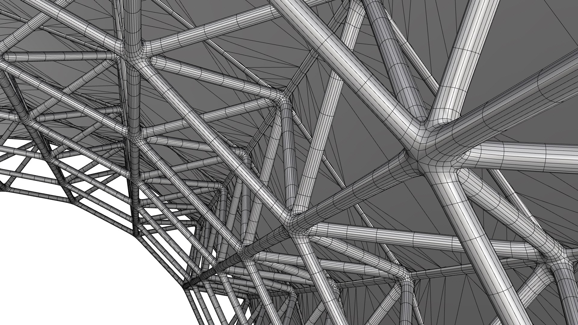 3D Arch Truss Pavilion - TurboSquid 2165263