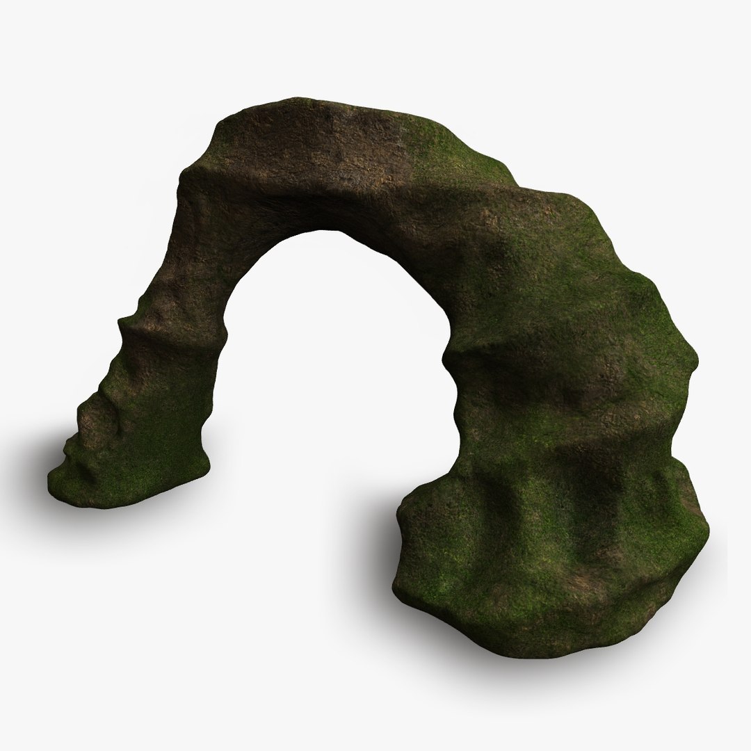 Free Small Arch - Moss 1 3D model - TurboSquid 1987223