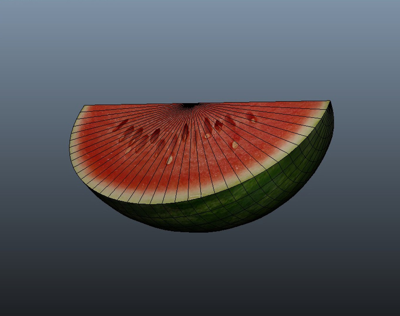 Watermelon Wedge Model - TurboSquid 1192236