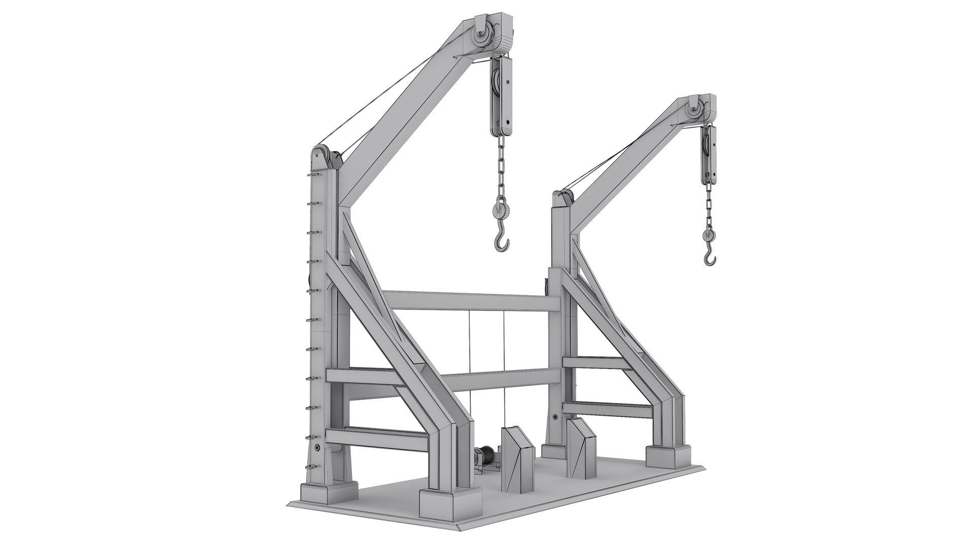 3D Boat Crane Model - TurboSquid 2235596