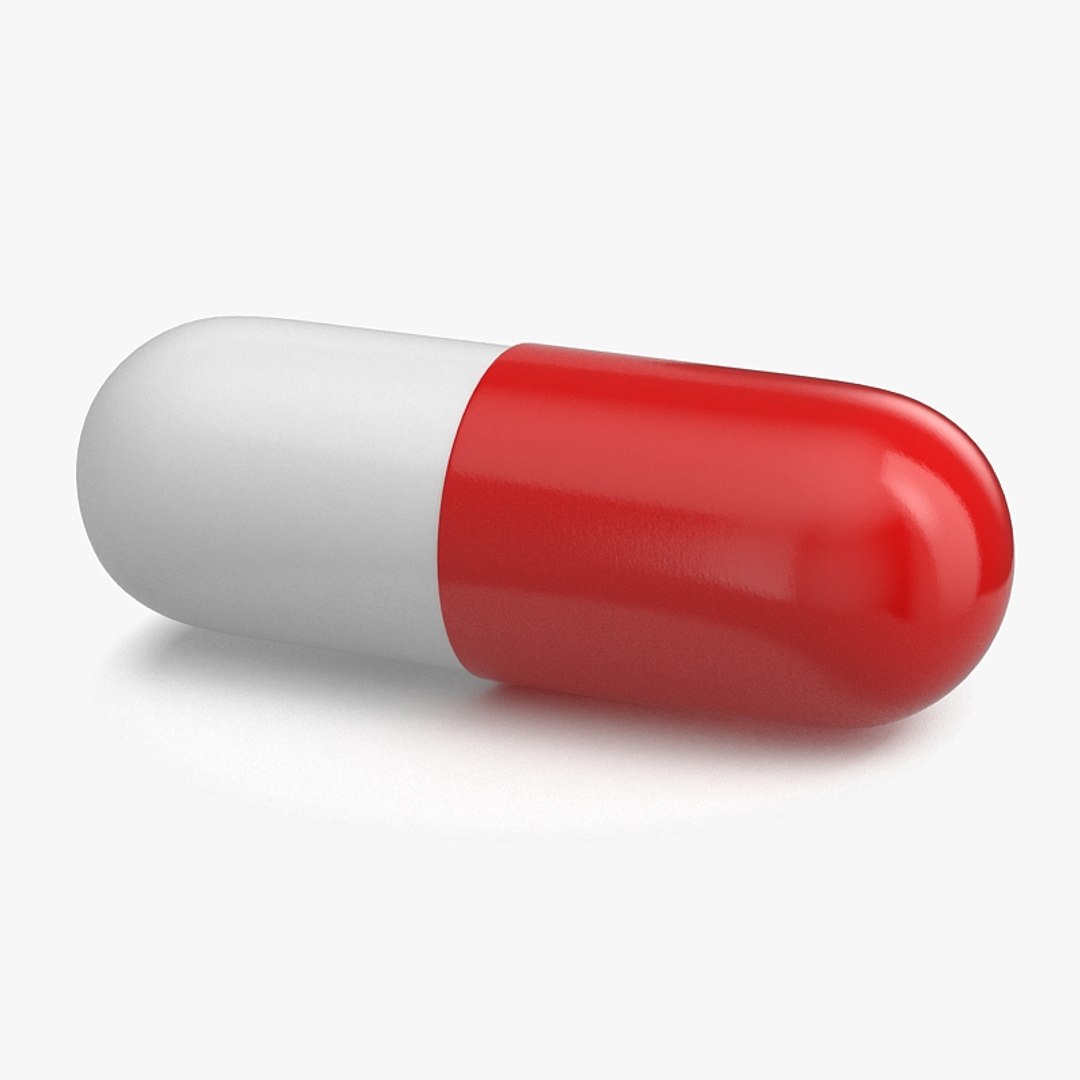 Pill Capsule 3D Model - TurboSquid 1406923