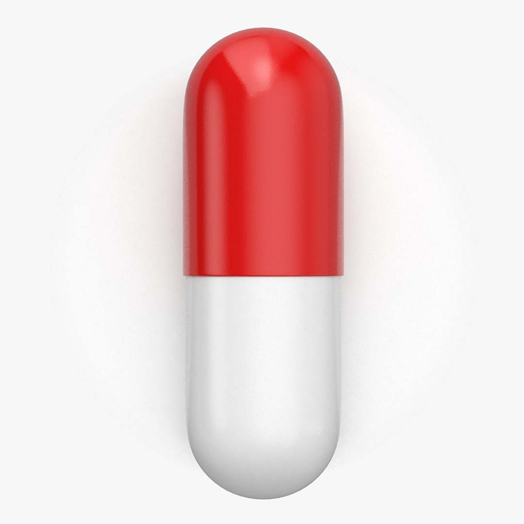Pill Capsule 3D Model - TurboSquid 1406923