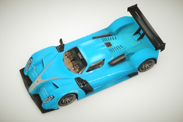 generic supercars colors car 3d model
