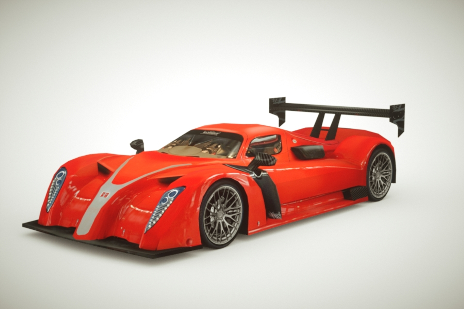Generic Supercars Colors Car 3d Model
