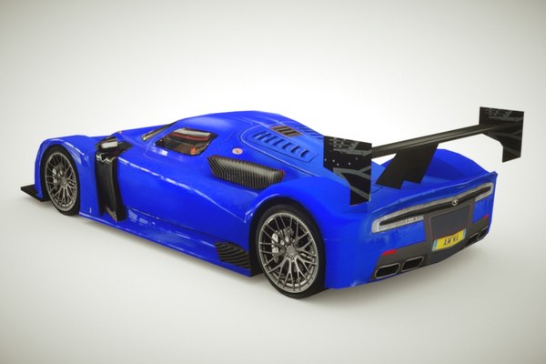 generic supercars colors car 3d model