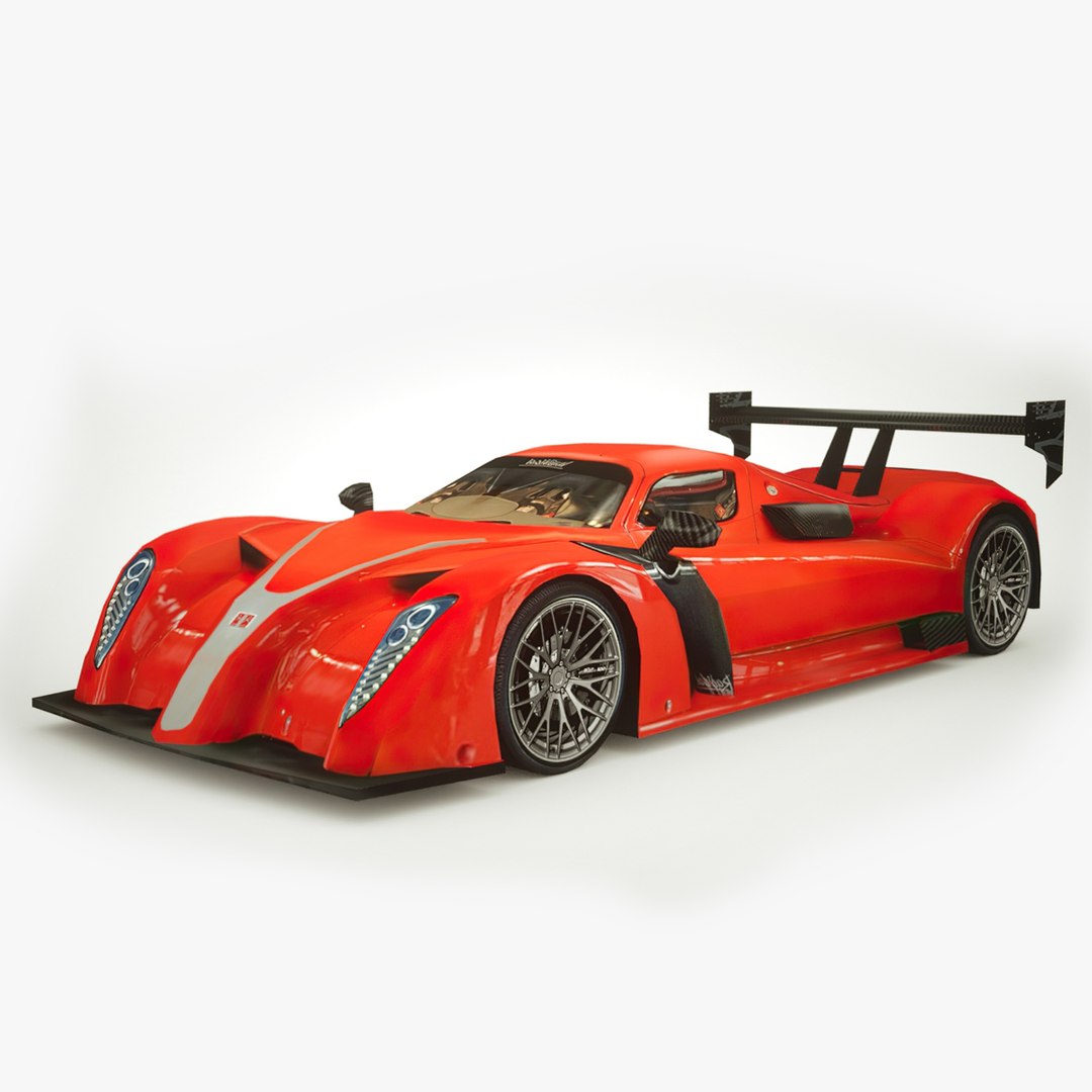 Generic Supercars Colors Car 3d Model