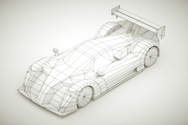 generic supercars colors car 3d model