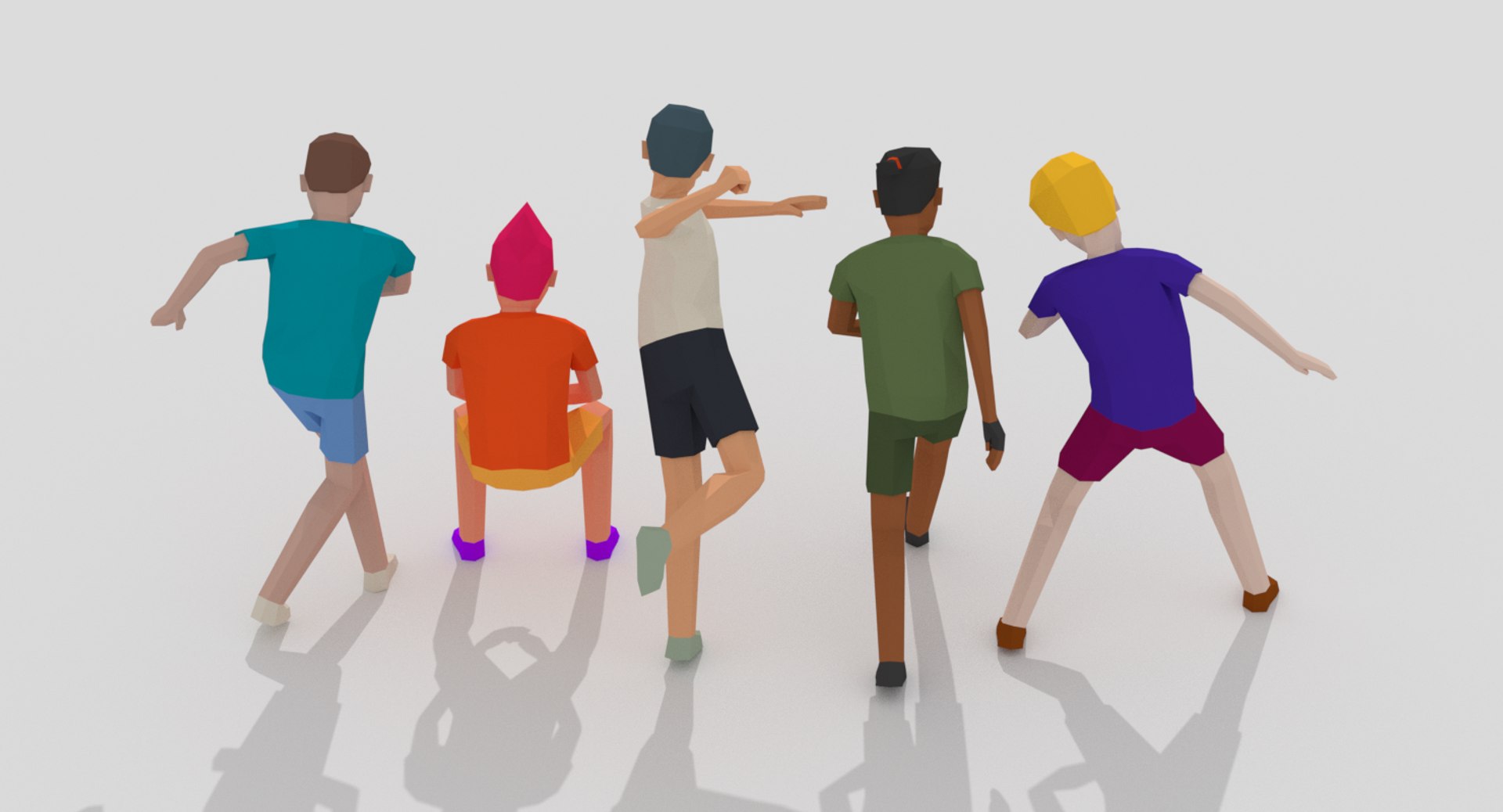 3D Model Rigged Male Pack - TurboSquid 1649157