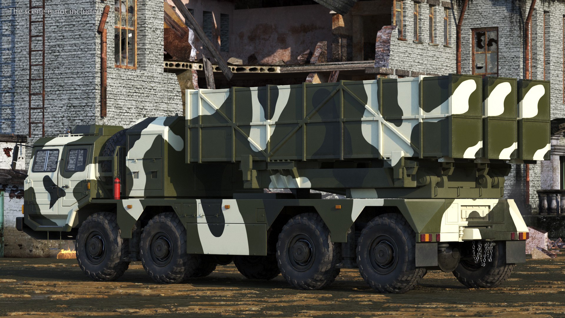 3D Chinese MLRS WS-2D Green Camouflage Rigged model - TurboSquid 2131638