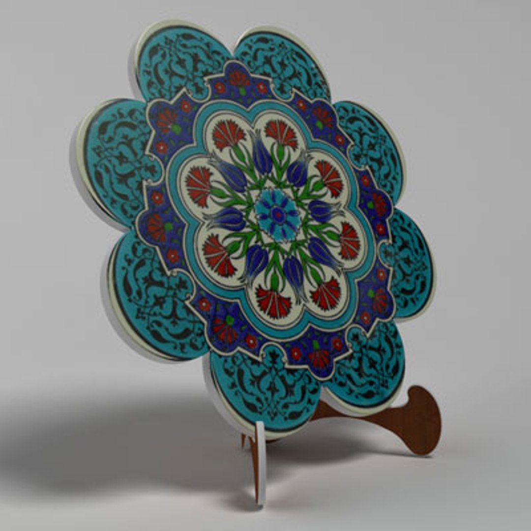 3d decorative ceramic model