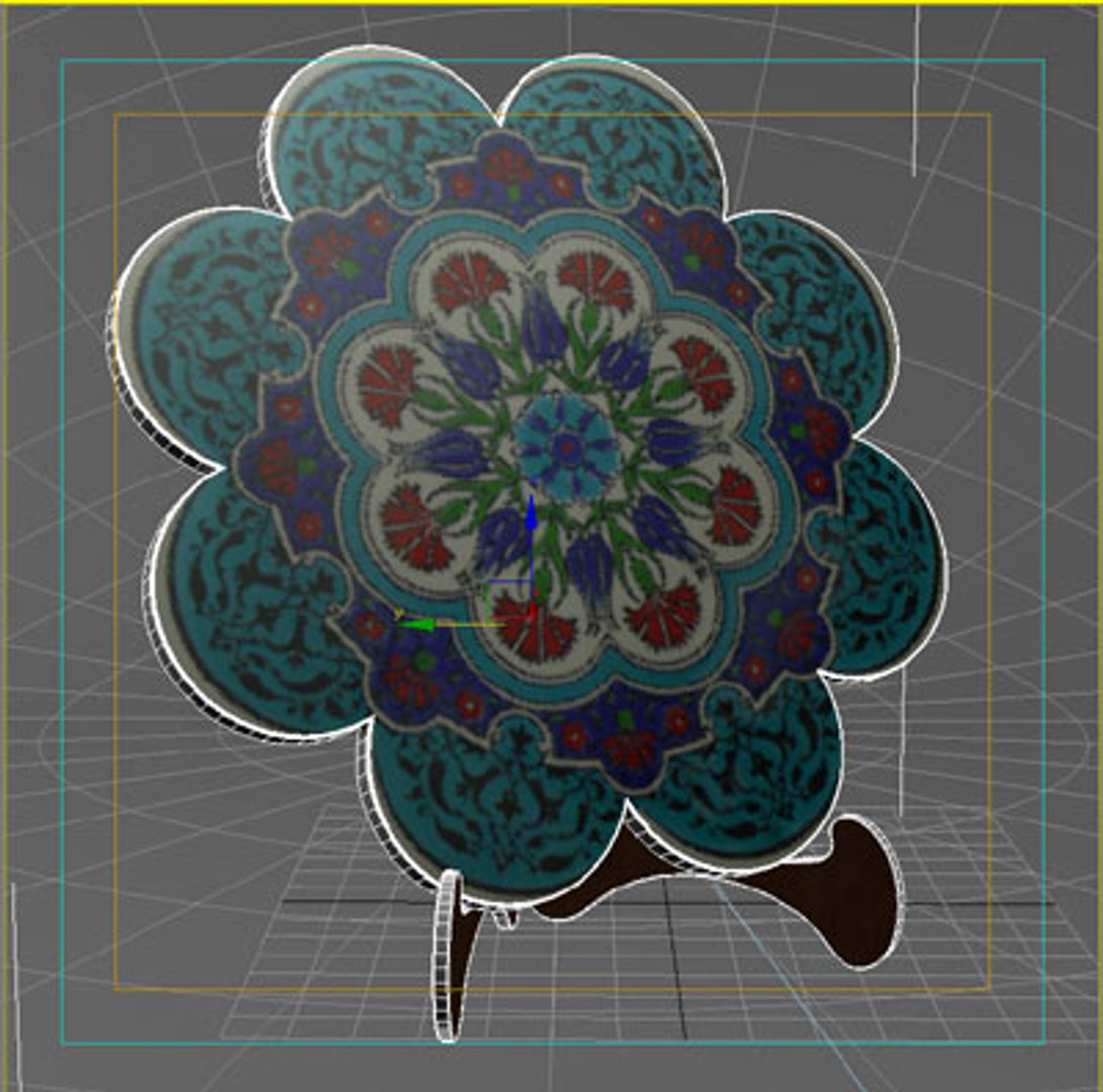 3d decorative ceramic model