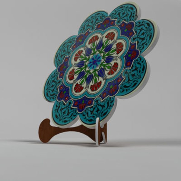 3d decorative ceramic model