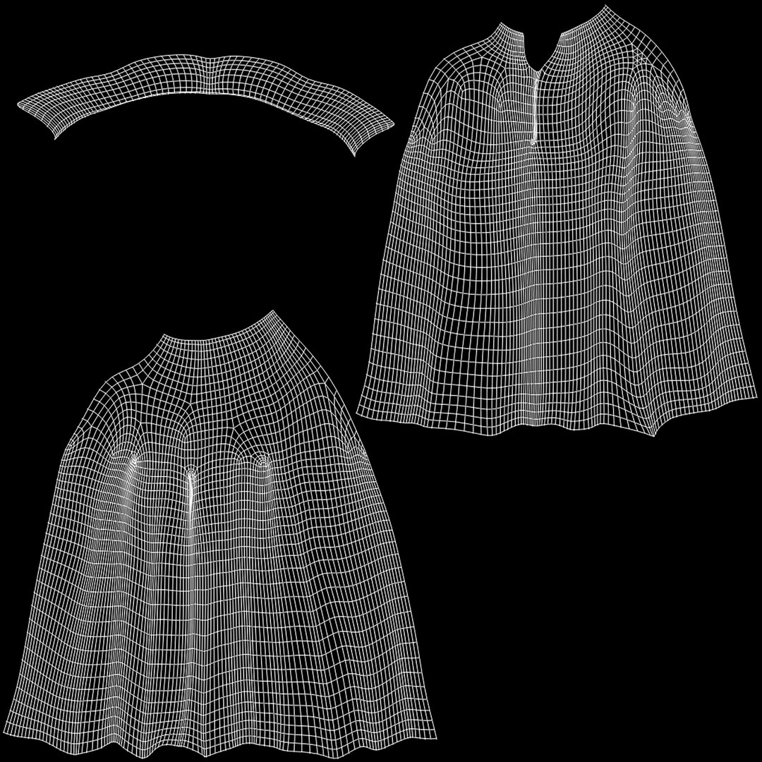 Mens Opera Cloak model - TurboSquid 1848809