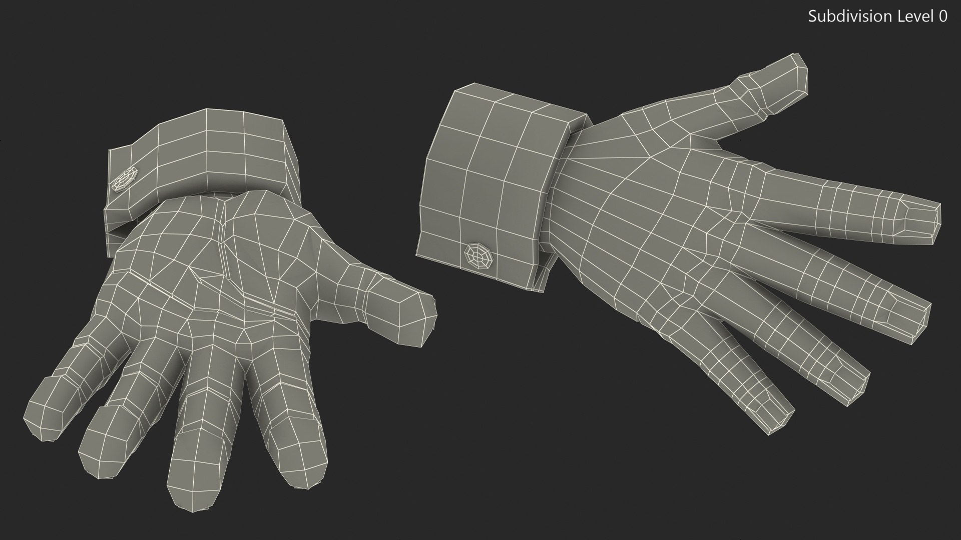 Cartoon Man Hands Rigged 3D - TurboSquid 1518875