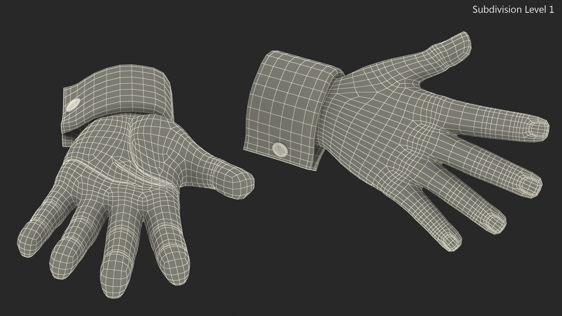Cartoon Man Hands Rigged 3D - TurboSquid 1518875