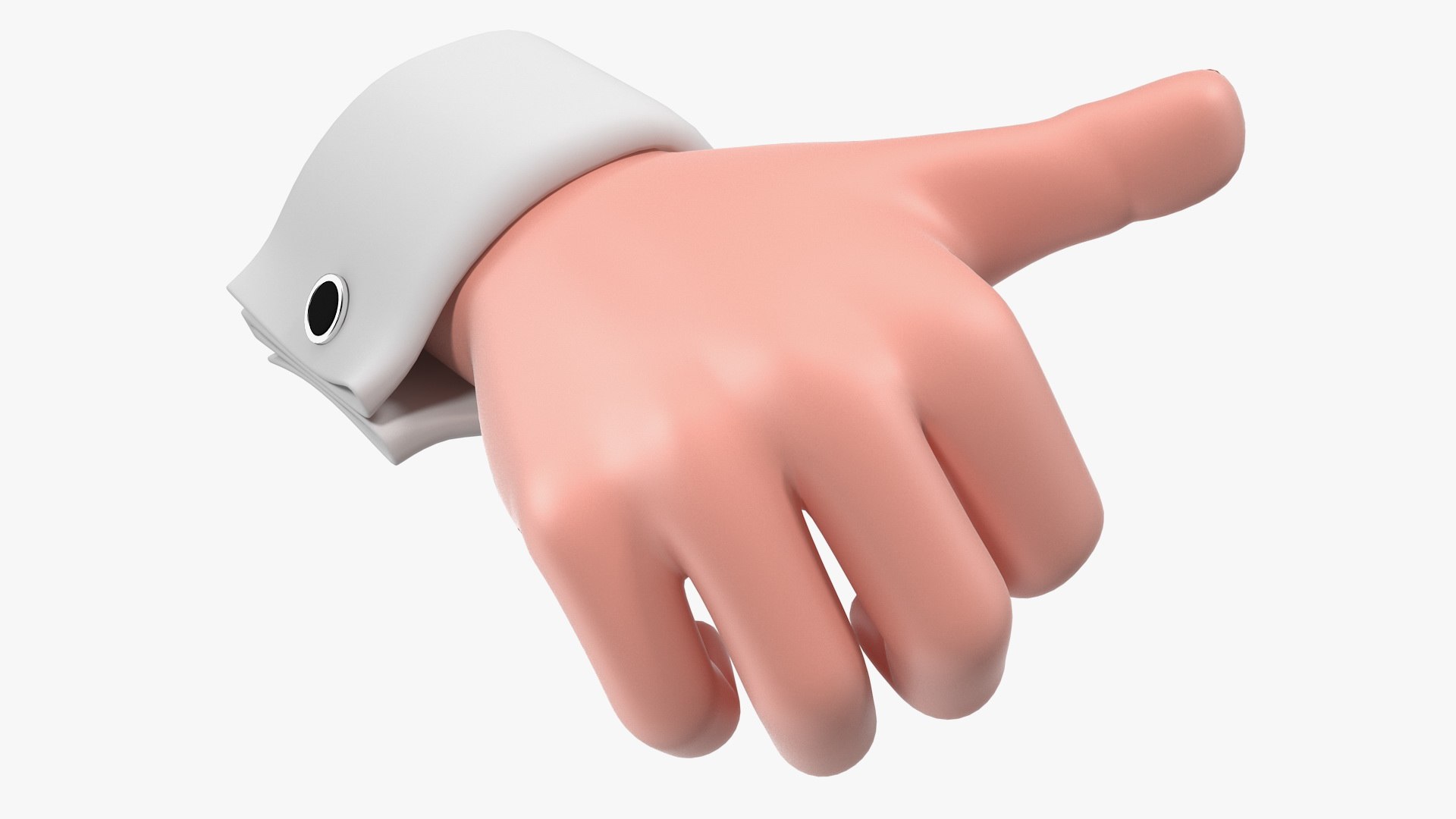 Cartoon man hands rigged 3D - TurboSquid 1518875