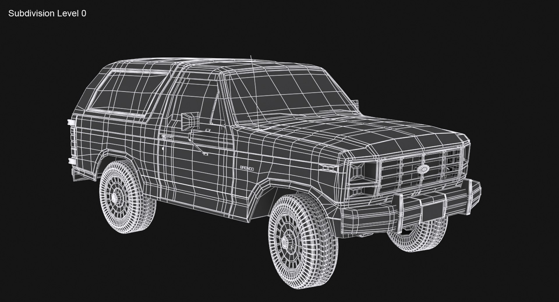 3D model bronco 1980 - TurboSquid 1414181