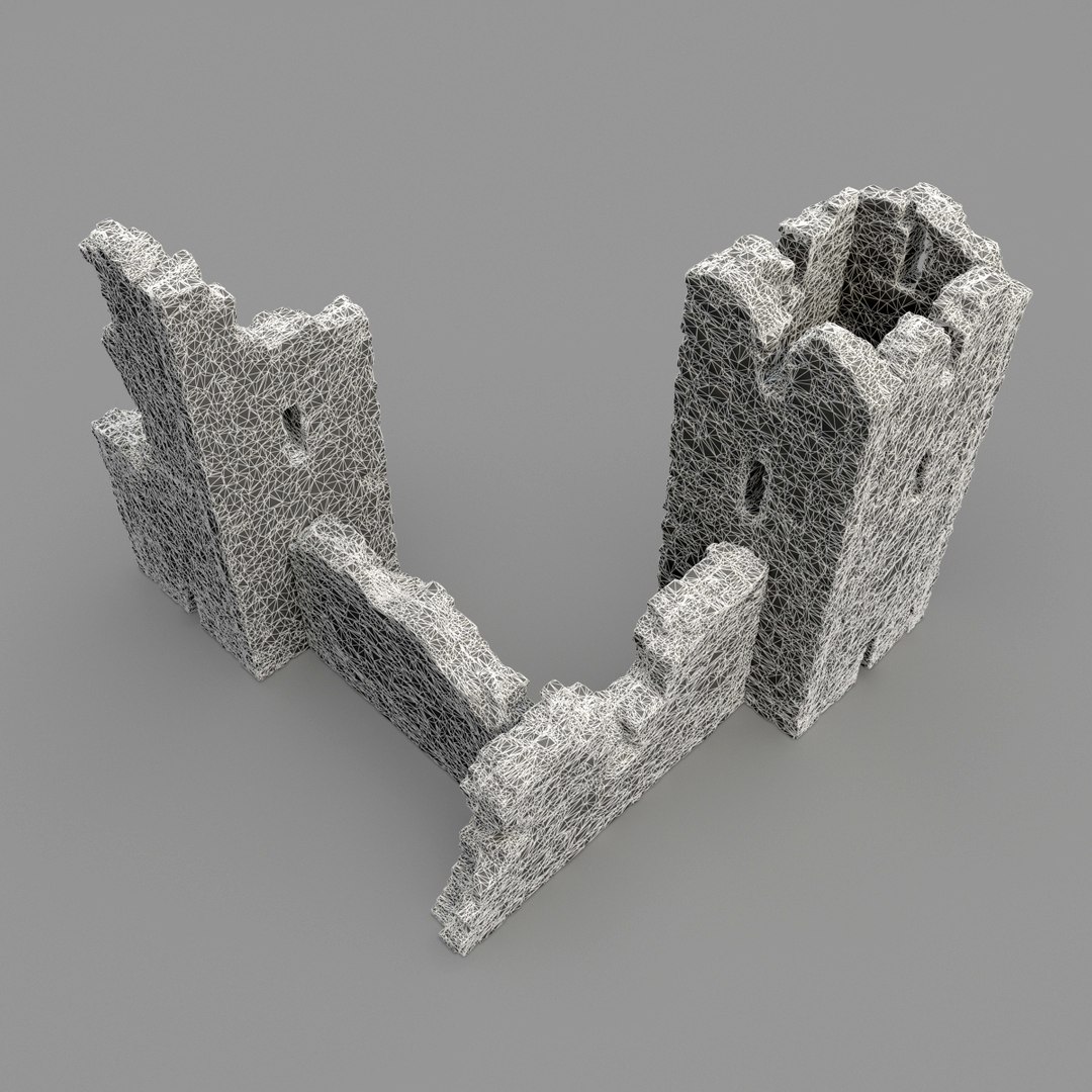 Castle Ruins 3d Model