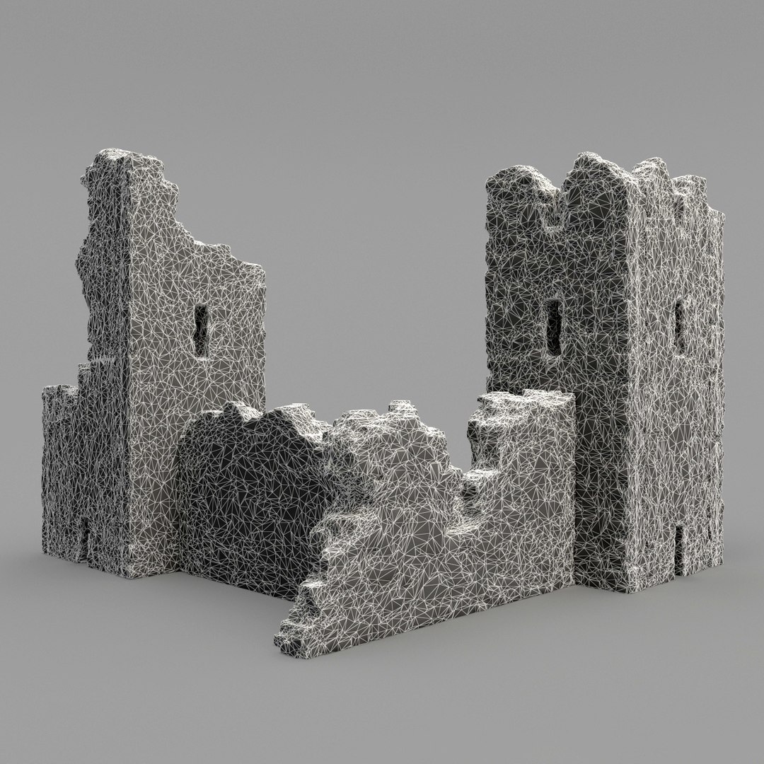 Castle Ruins 3d Model